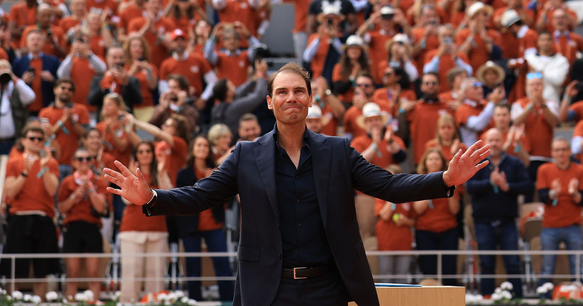 Watch as Rafael Nadal basks in spine-tingling standing ovation at ...