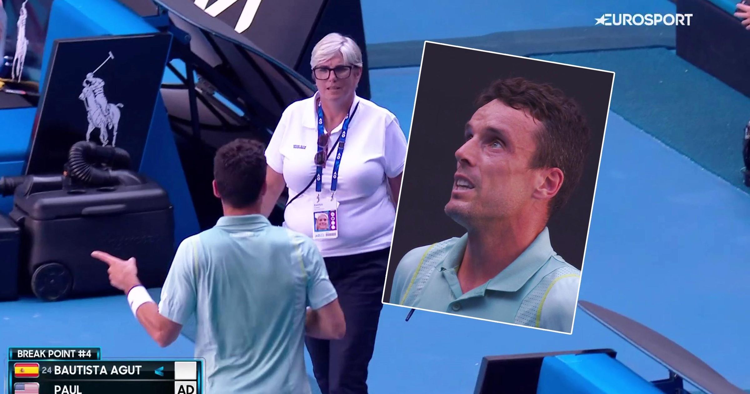 'Is this a joke?!' - Roberto Bautista Agut calls for supervisor after just 10 mins over ...