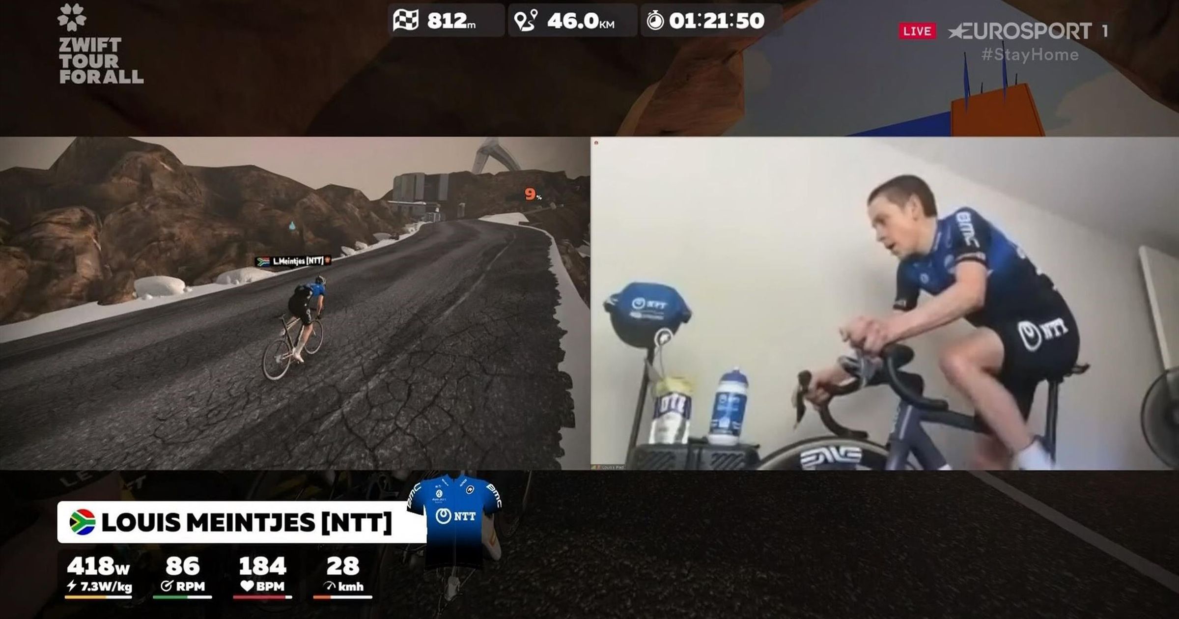 Cycling news - Louis Meintjes beats Lucas Hamilton to win stage five of ...