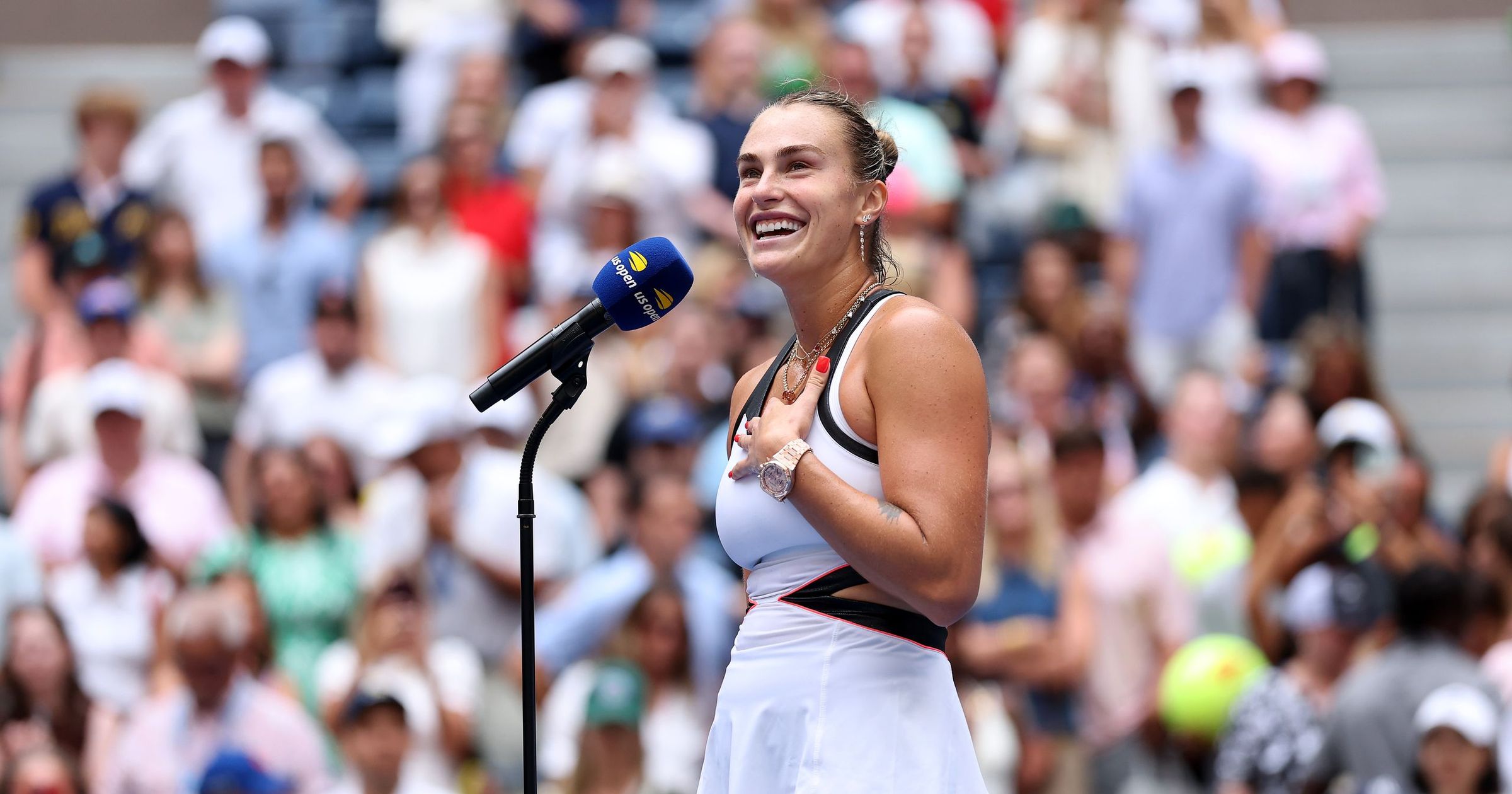 Aryna Sabalenka overcomes struggles to open US Open title defence with ...