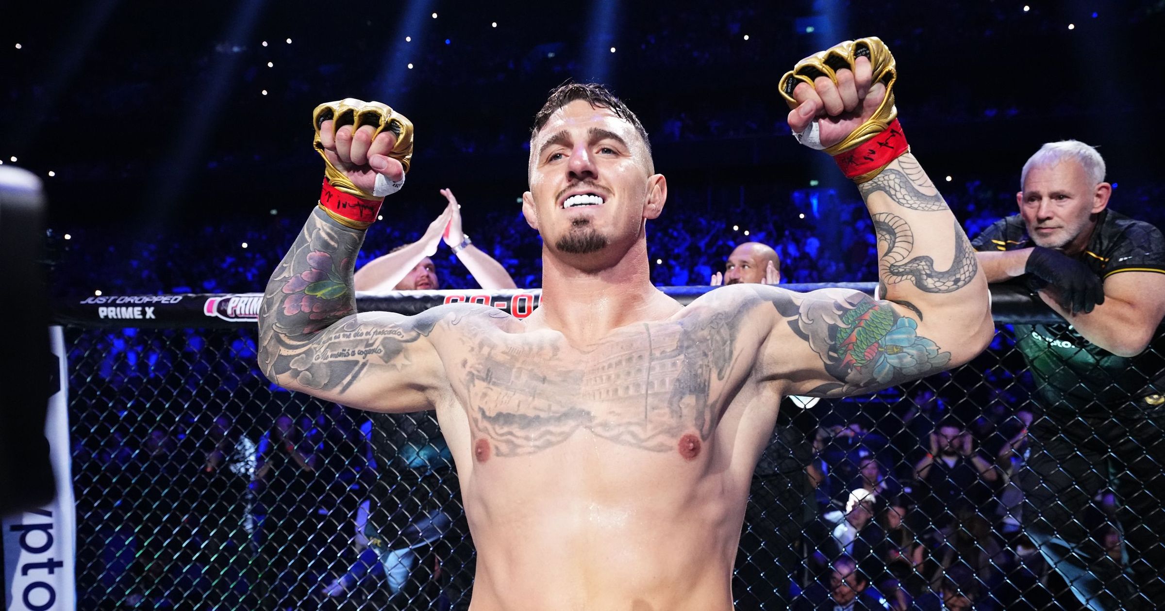 UFC 304: Tom Aspinall retains interim heavyweight belt with first ...