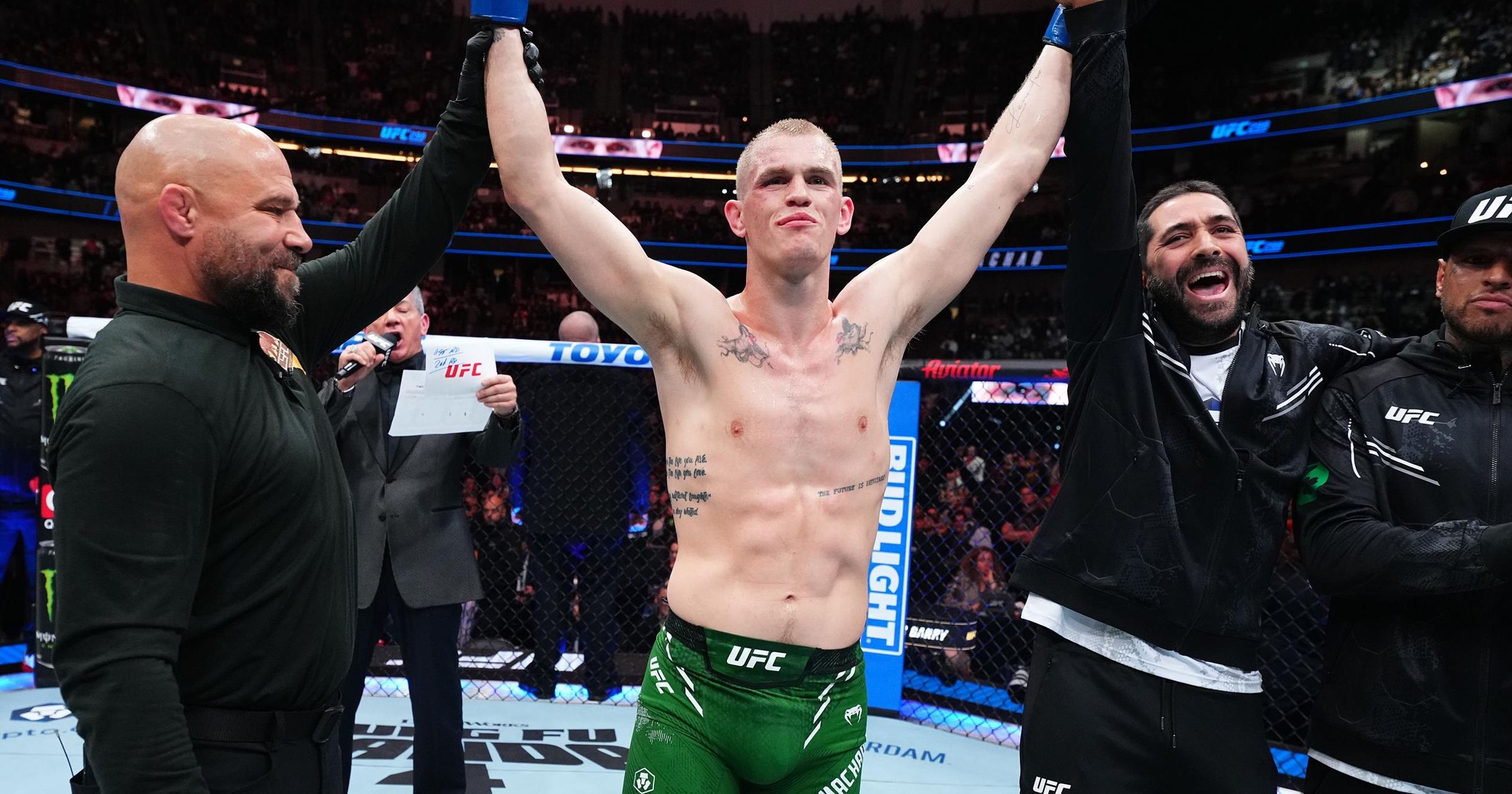 UFC 298: Ian Garry secures tight split-decision win over Geoff Neal ...