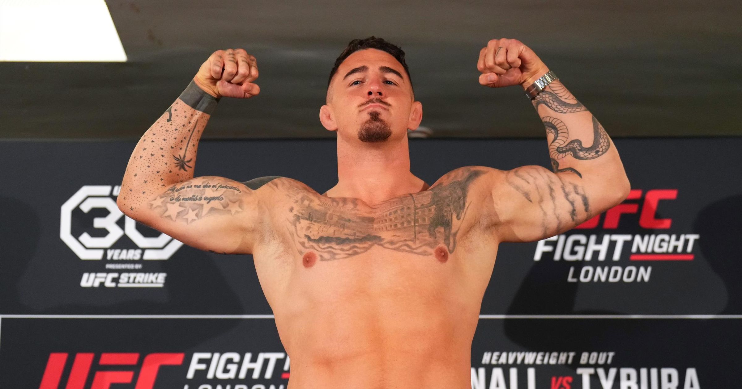 UFC London: Tom Aspinall 'wants the stress' of being main event, talks ...
