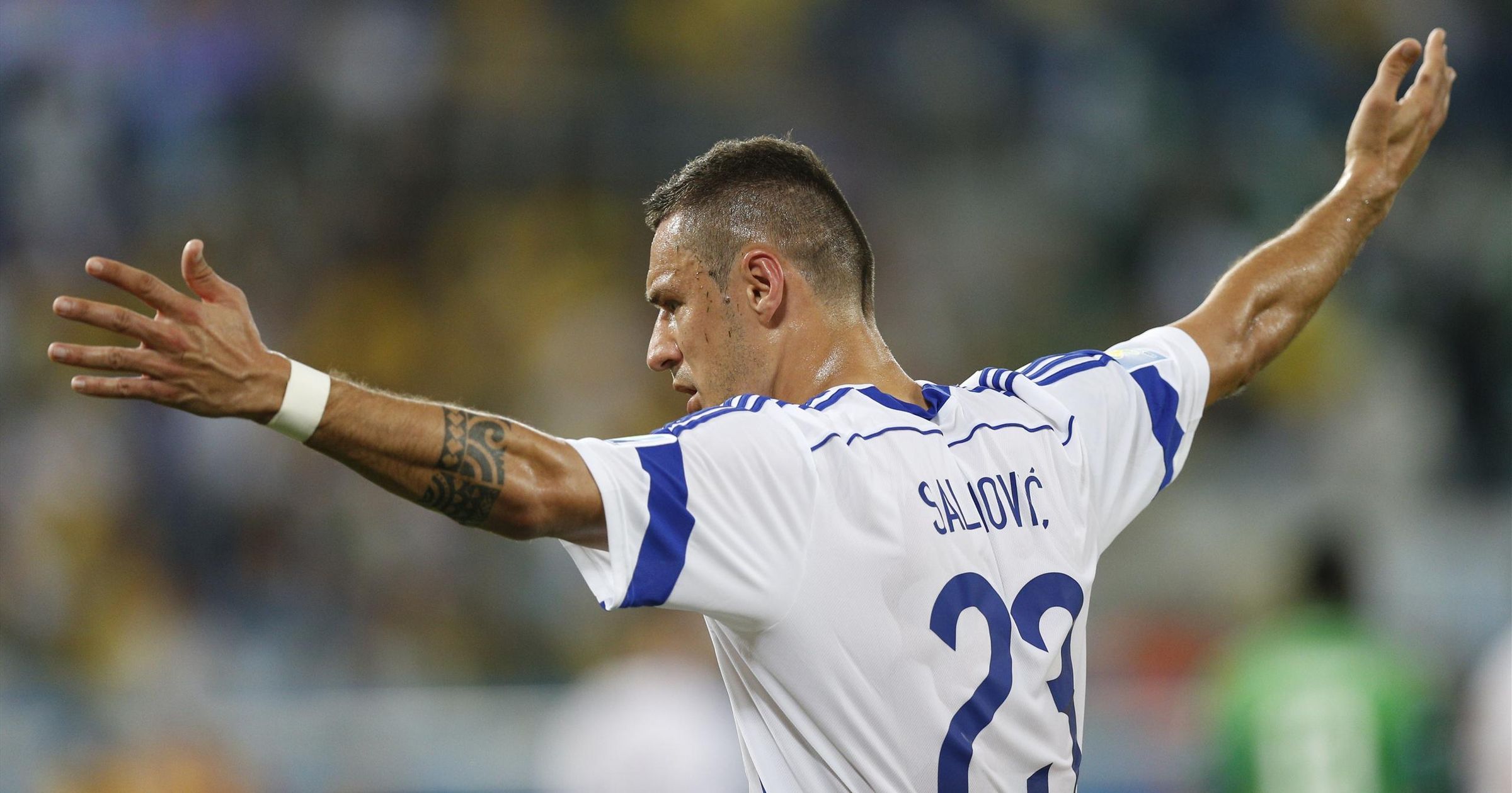 Video: Sejad Salihovic thumps home 40-yard free-kick on debut for ...