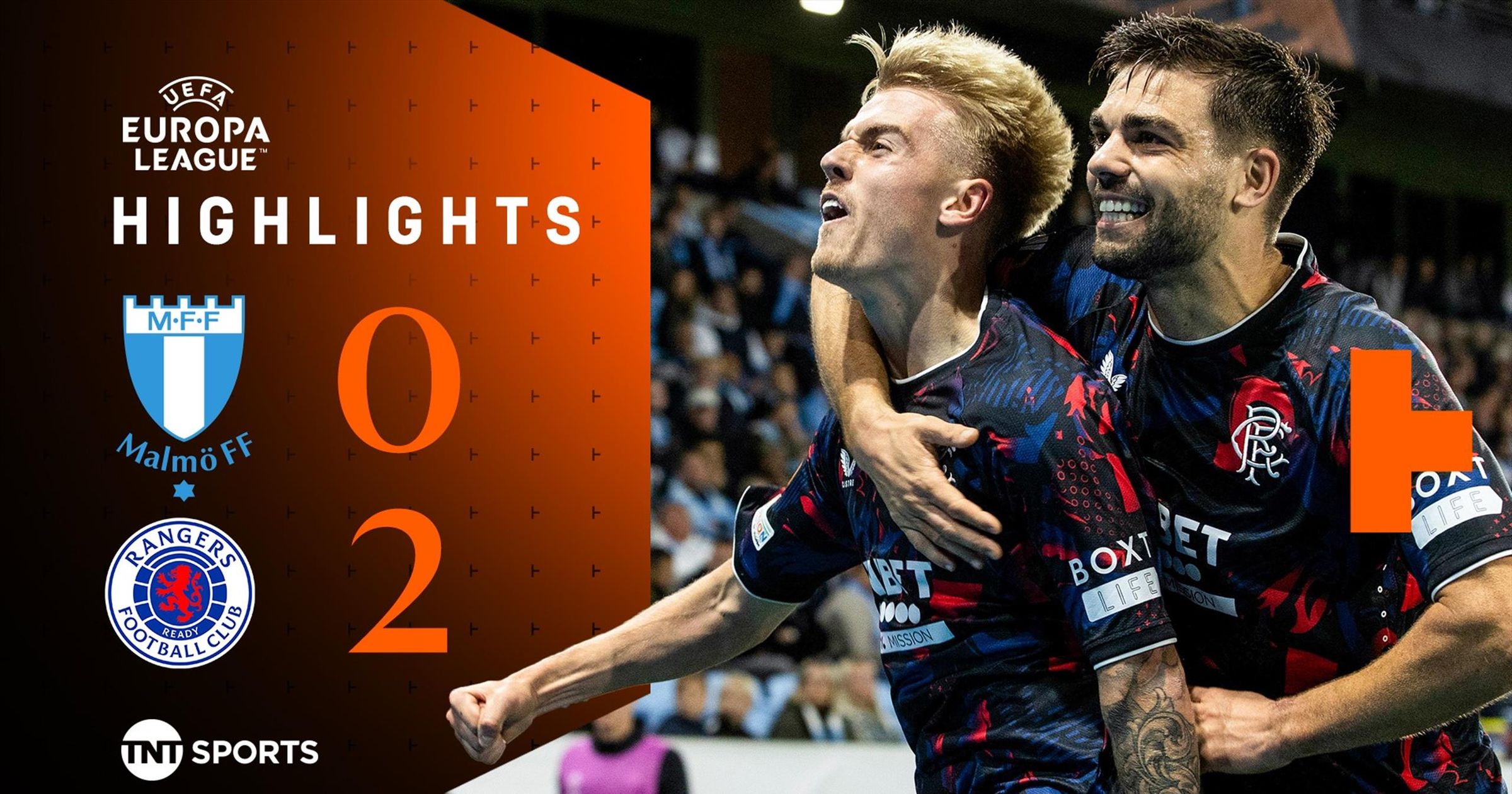 Malmo v Rangers UEFA Europa League highlights as Philippe Clement's ...