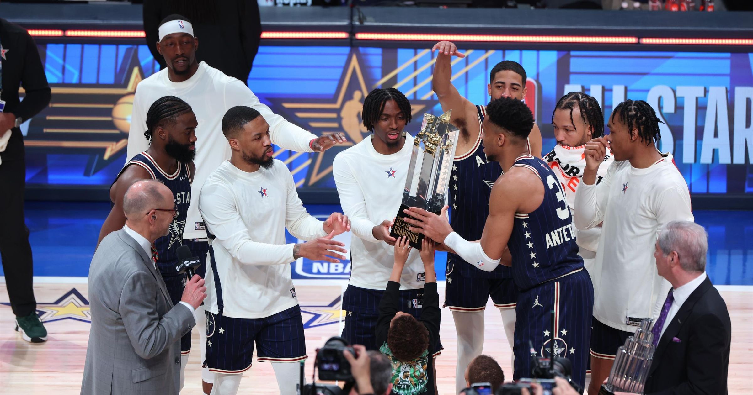 NBA All-Star weekend: Giannis Antetokounmpo and Damian Lillard star in ...