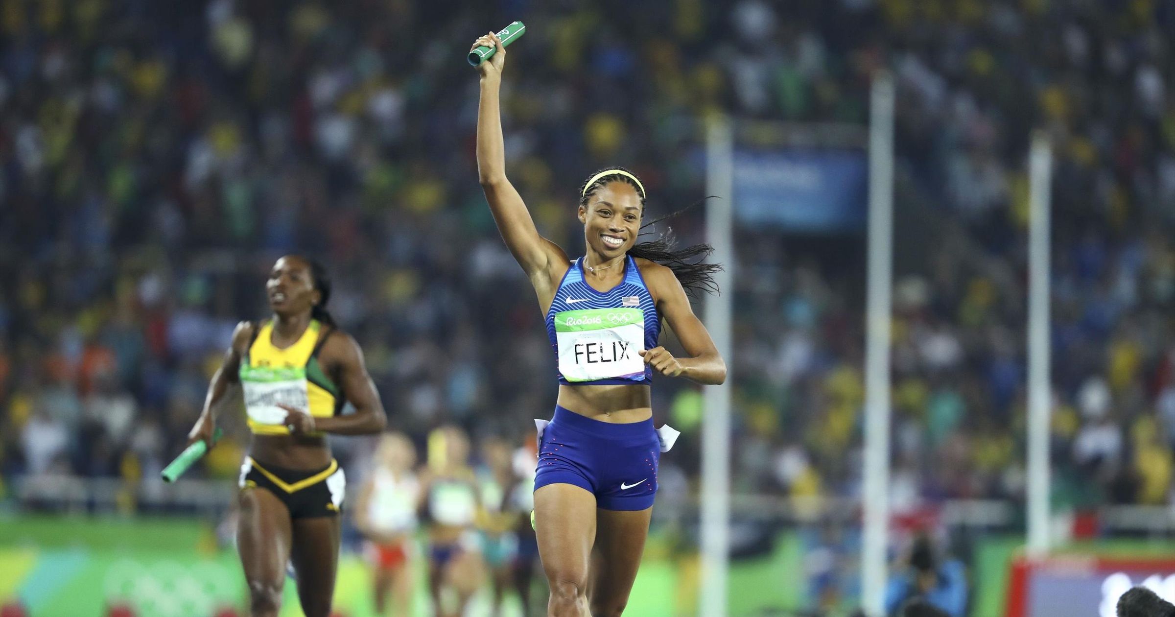 Olympics Rio 2016: Allyson Felix wins sixth gold as US win 4x400m relay ...