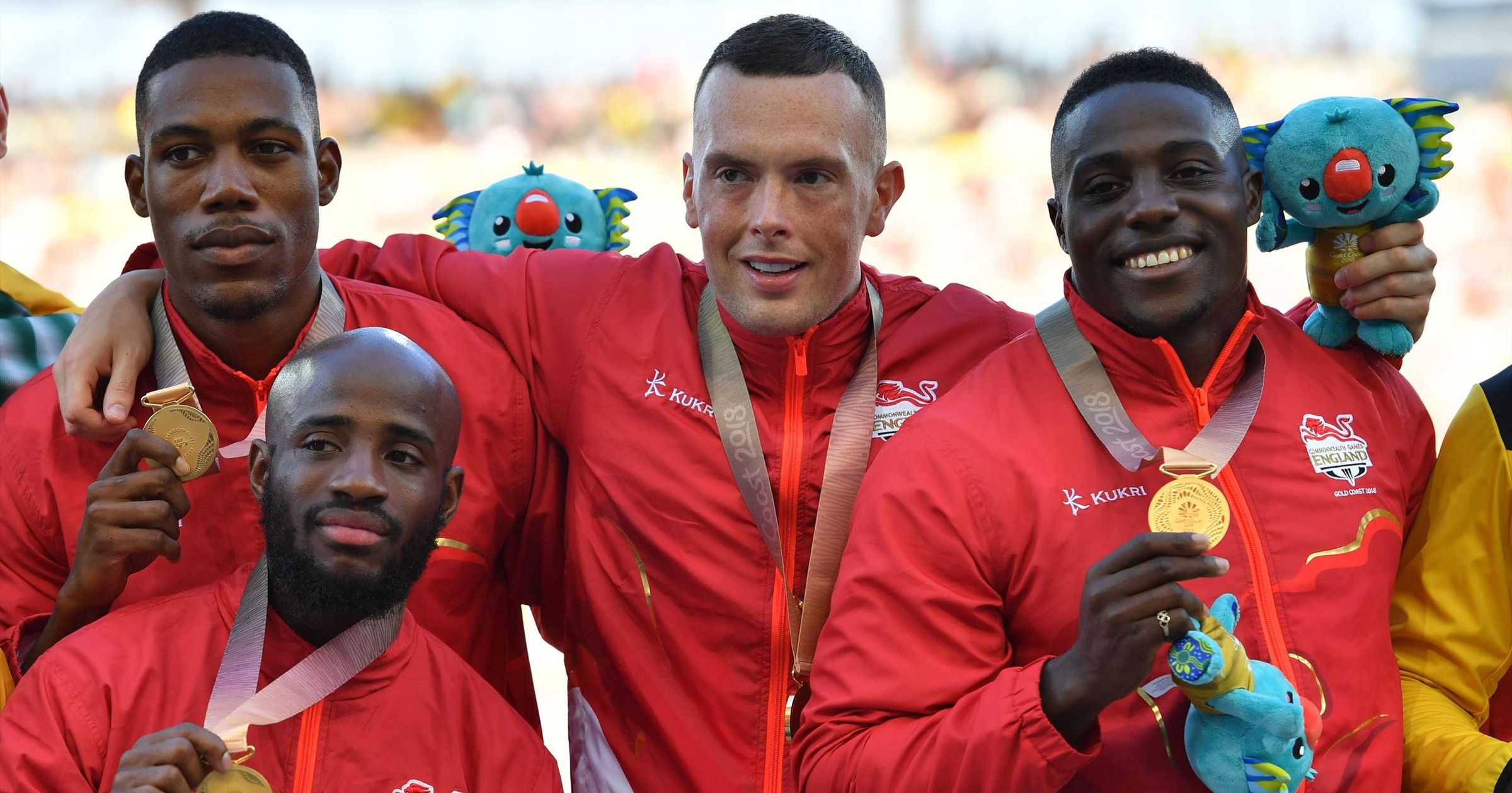 England's sprinters dominant on the track with relay golds - TNT Sports