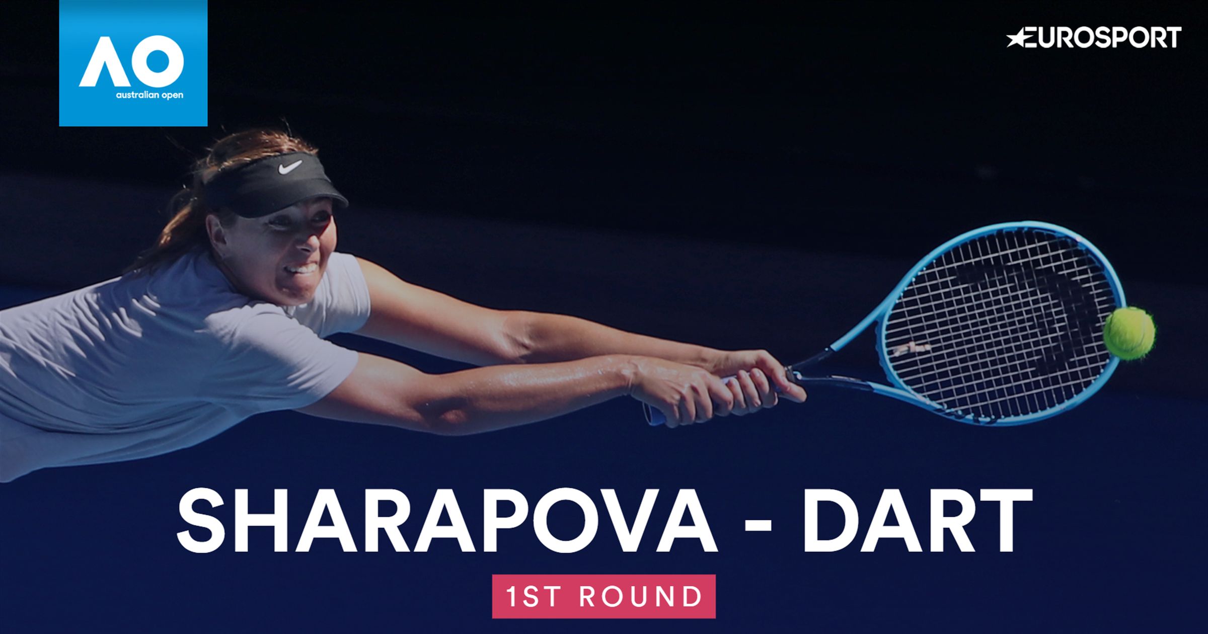 Australian Open - Highlights: Maria Sharapova v Harriet Dart - Tennis ...