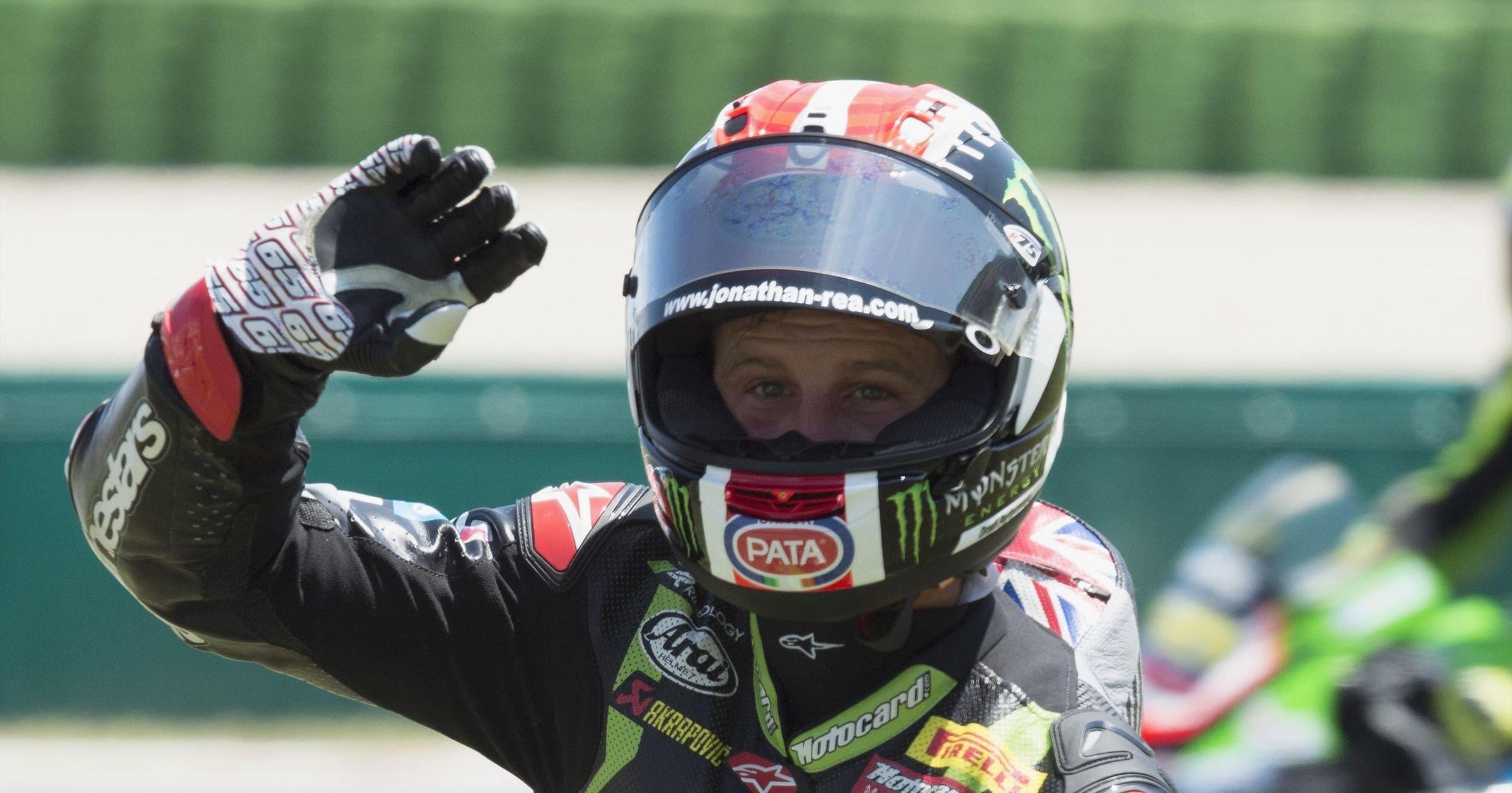 World SBK: Jonathan Rea dominates Race 1 after early Eugene Laverty ...