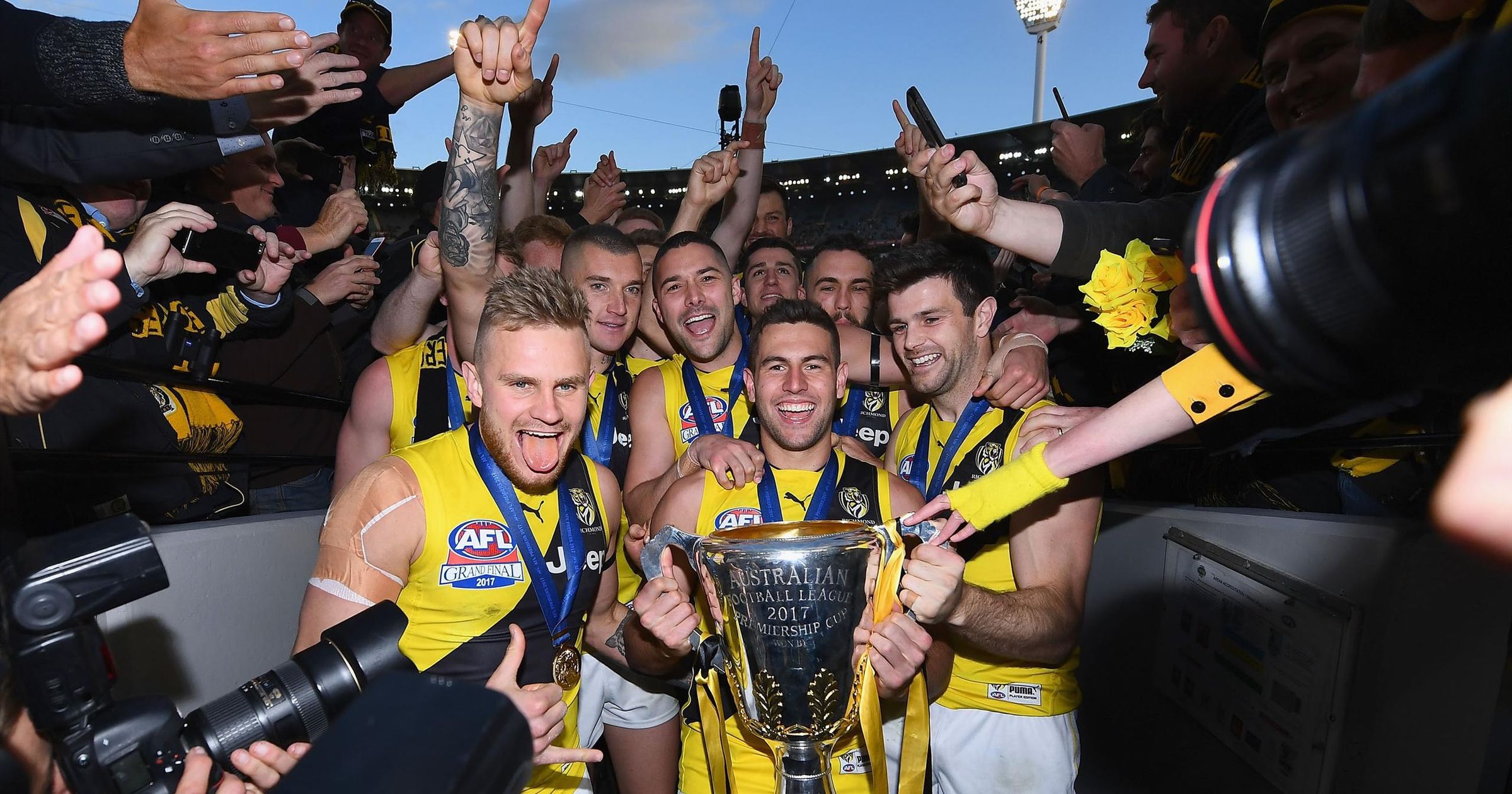 Tigers maul Crows to end long AFL title drought - TNT Sports