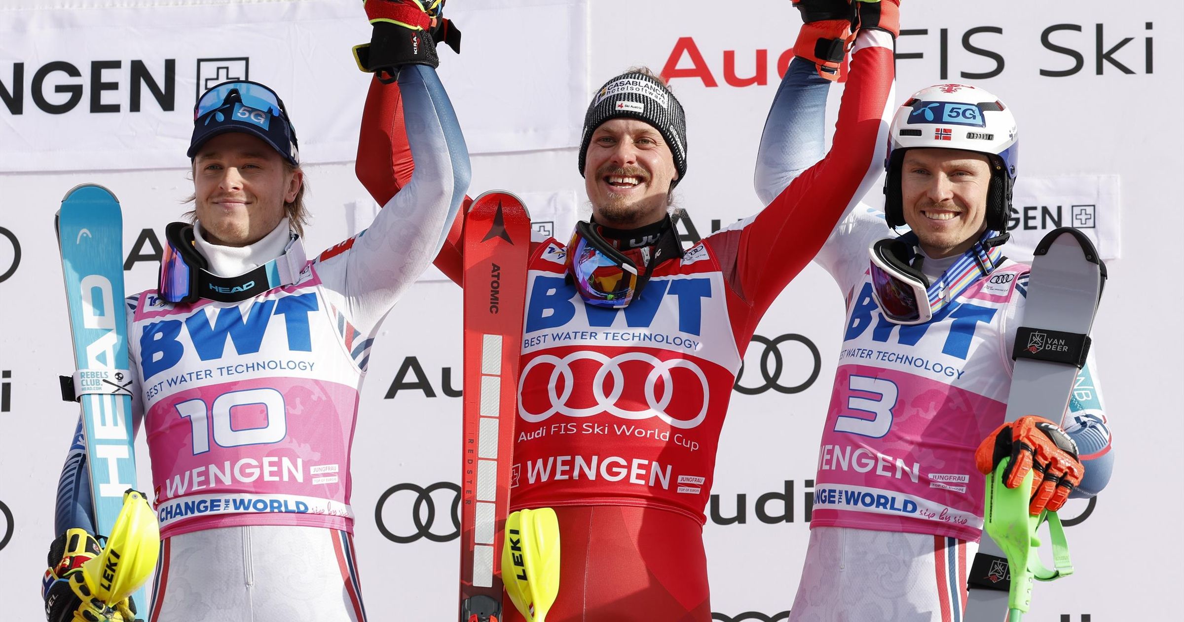Manuel Feller cements slalom lead with dramatic victory in Wengen ...