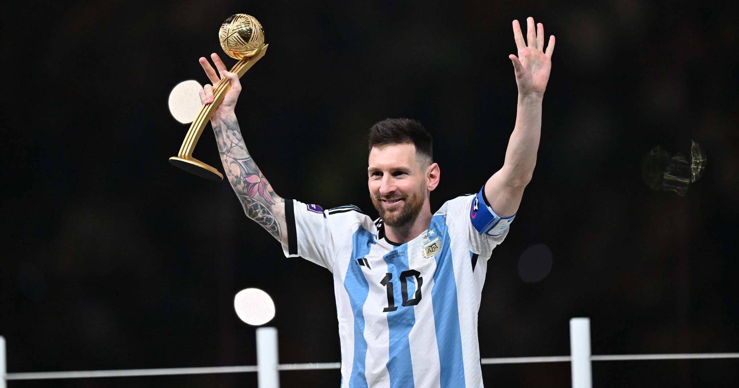 messi cups won