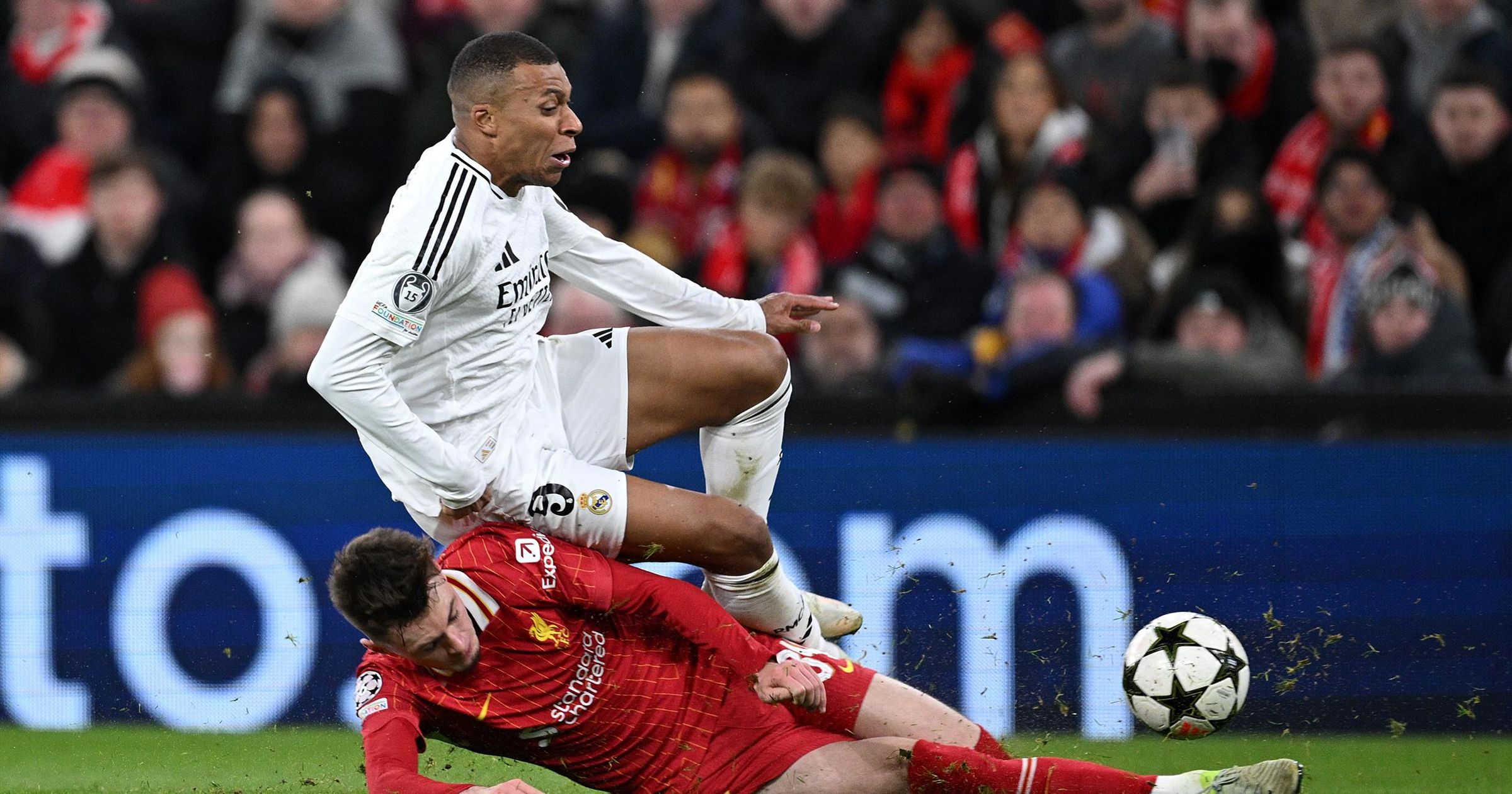 Watch: Every angle of Conor Bradley's 'fantastic, strong' tackle on ...