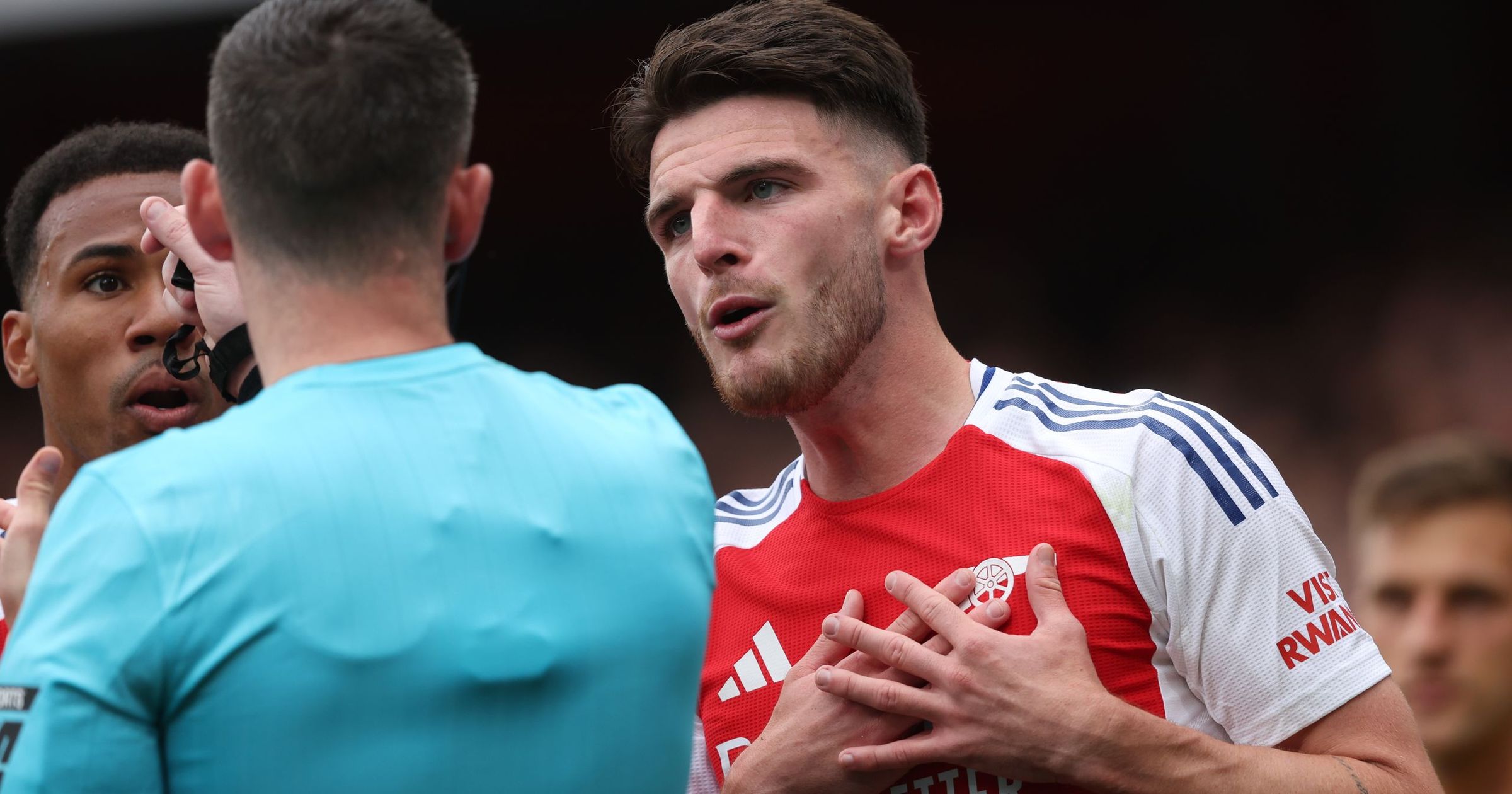 Martin Keown and Peter Crouch left baffled by controversial Declan Rice ...