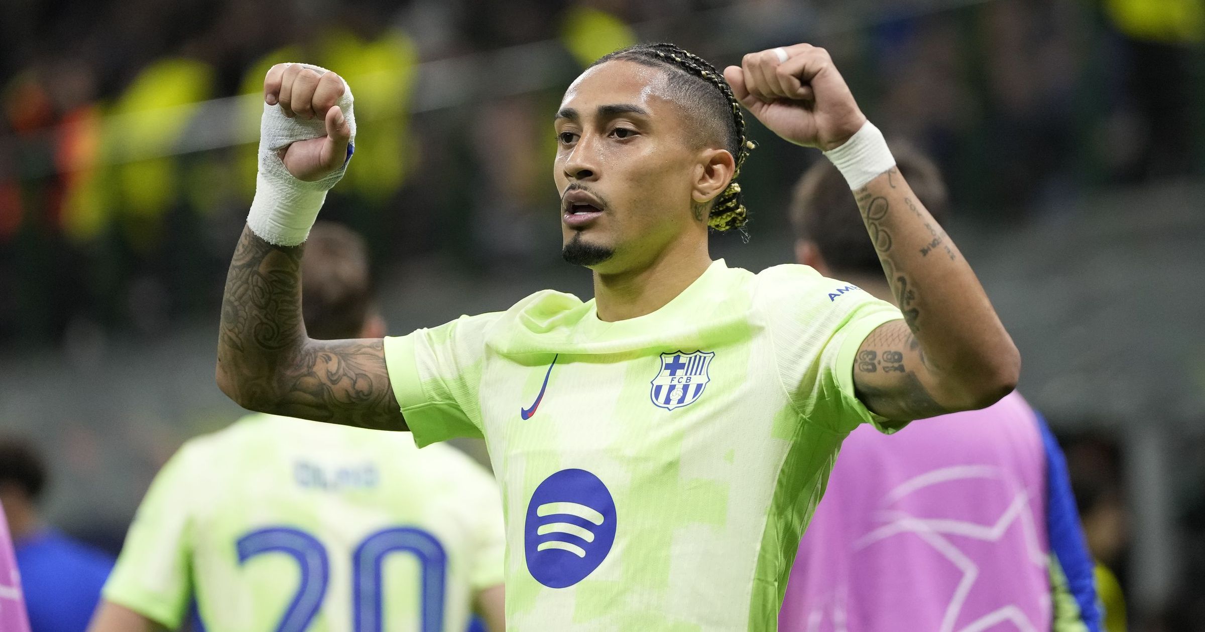 Barcelona's Raphinha equals Cristiano Ronaldo UEFA Champions League ...