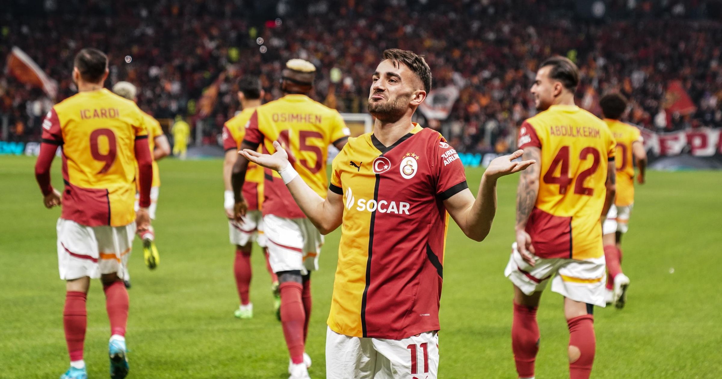 Yunus Akgun stuns Tottenham with ‘thunderbolt’ to put Galatasaray ahead ...