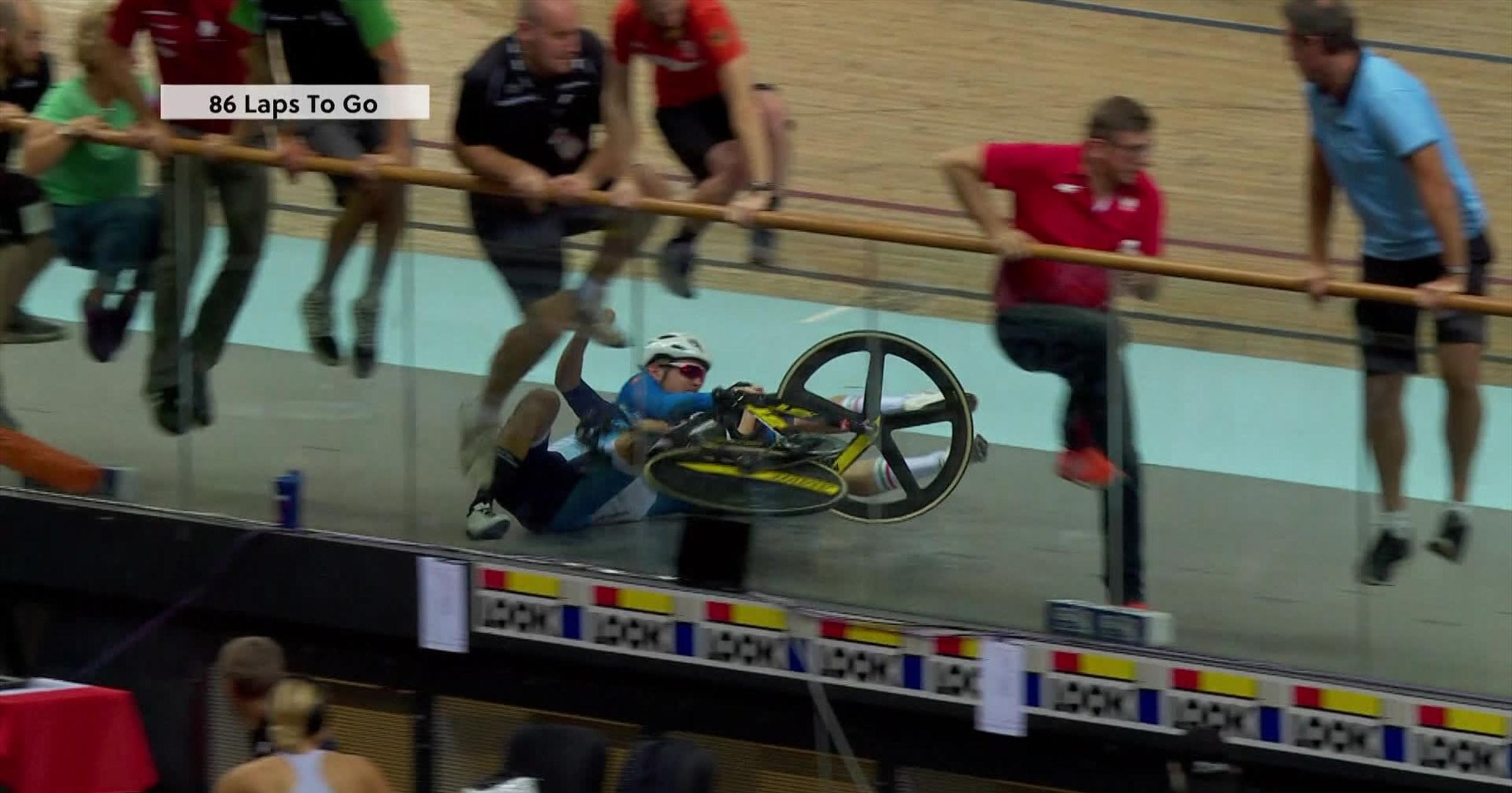 Cycling news - Big crash at high speed sends riders sliding down the ...