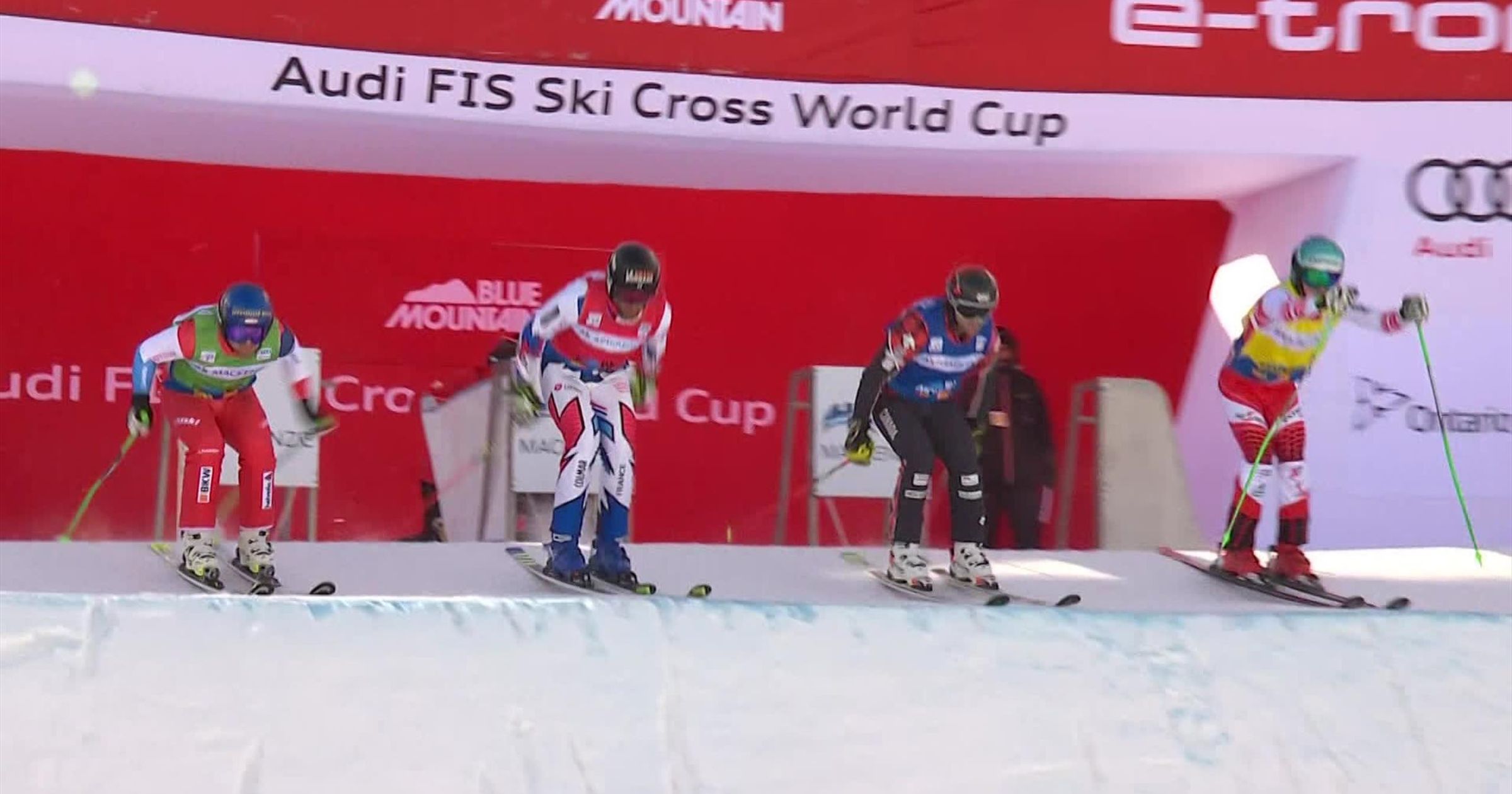 Leman takes title in eventful ski cross final in Blue Mountain ...