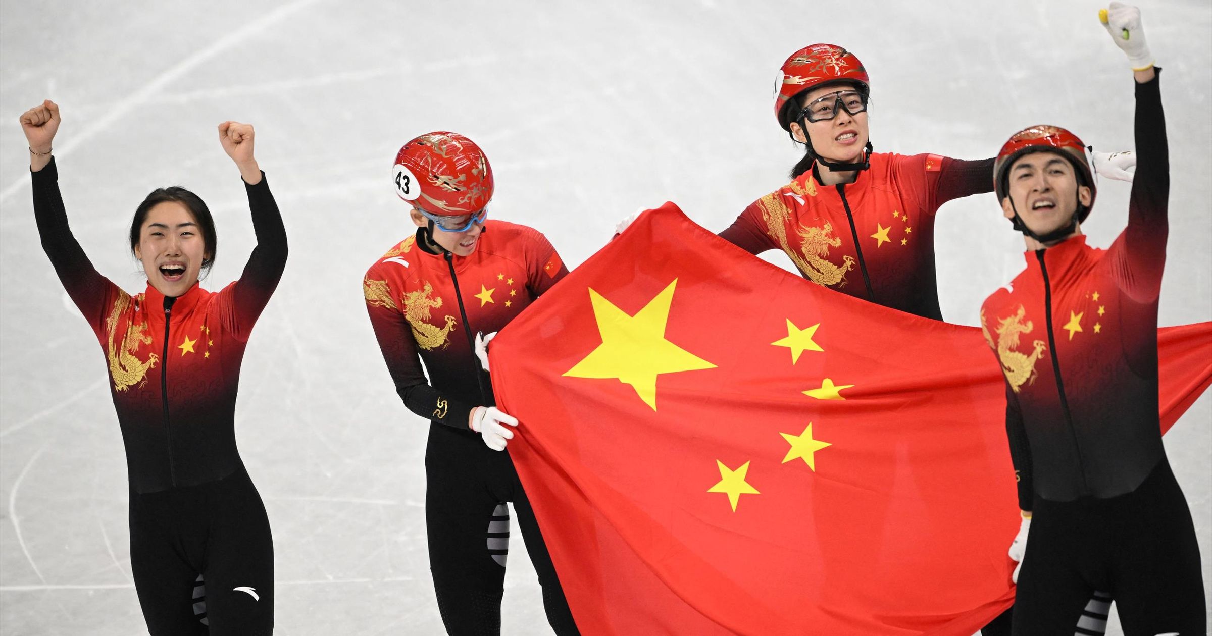 Winter Olympics - China win first gold in inaugural short track speed ...