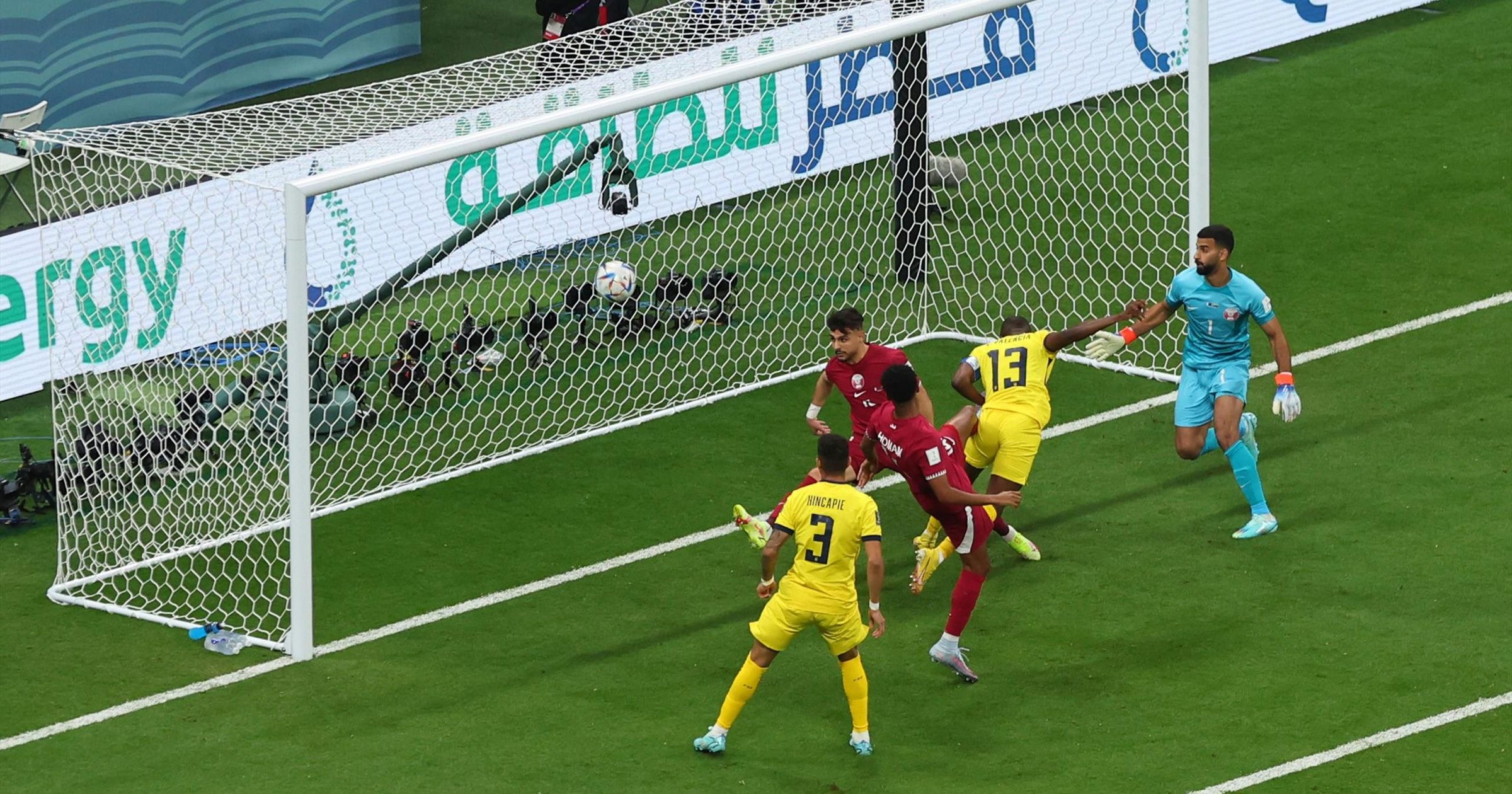 'Peculiar' - Ecuador have early goal ruled out in VAR controversy in ...