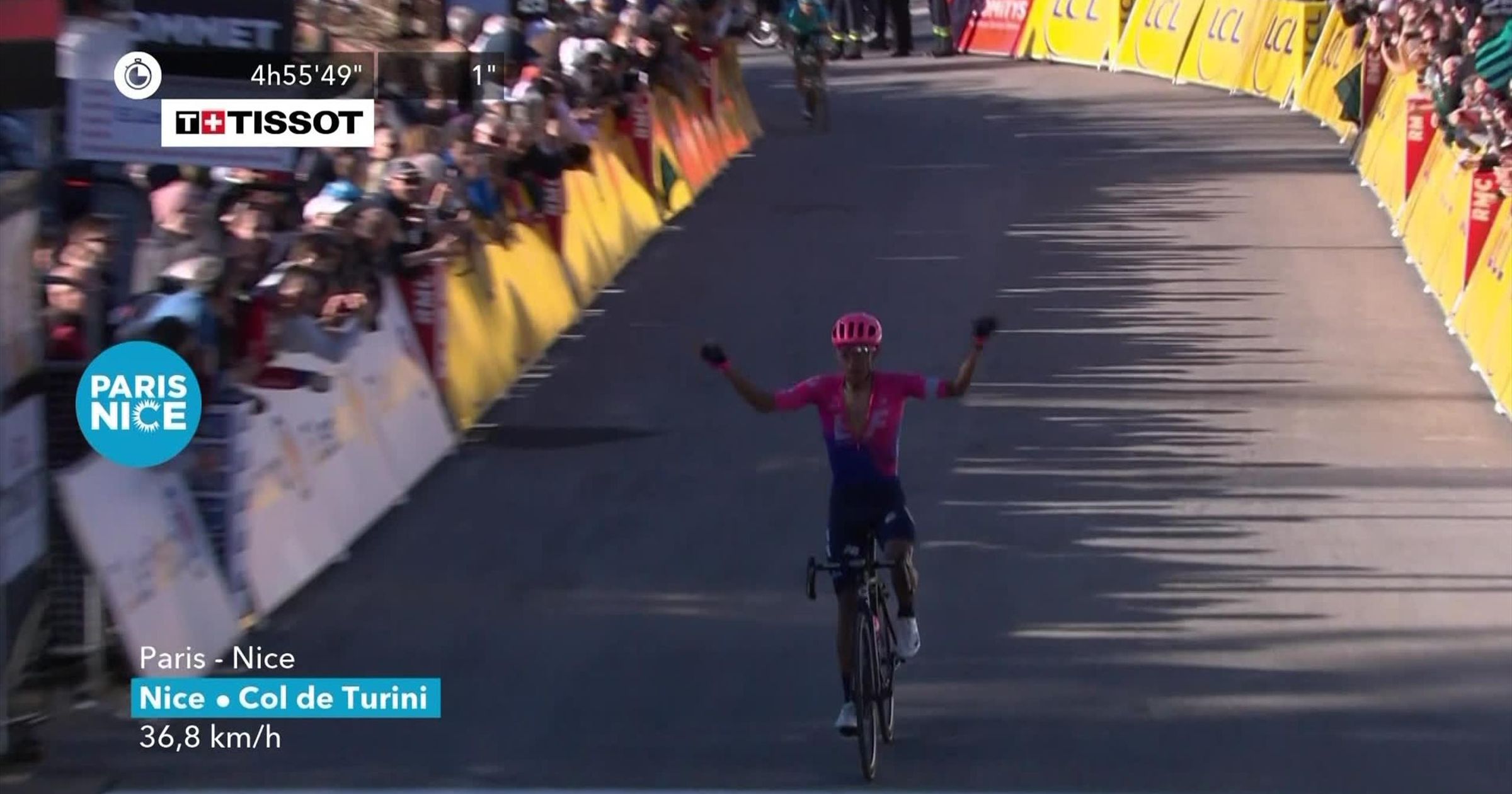 Cycling video - Daniel Martinez storms to victory on Stage 7 of Paris ...