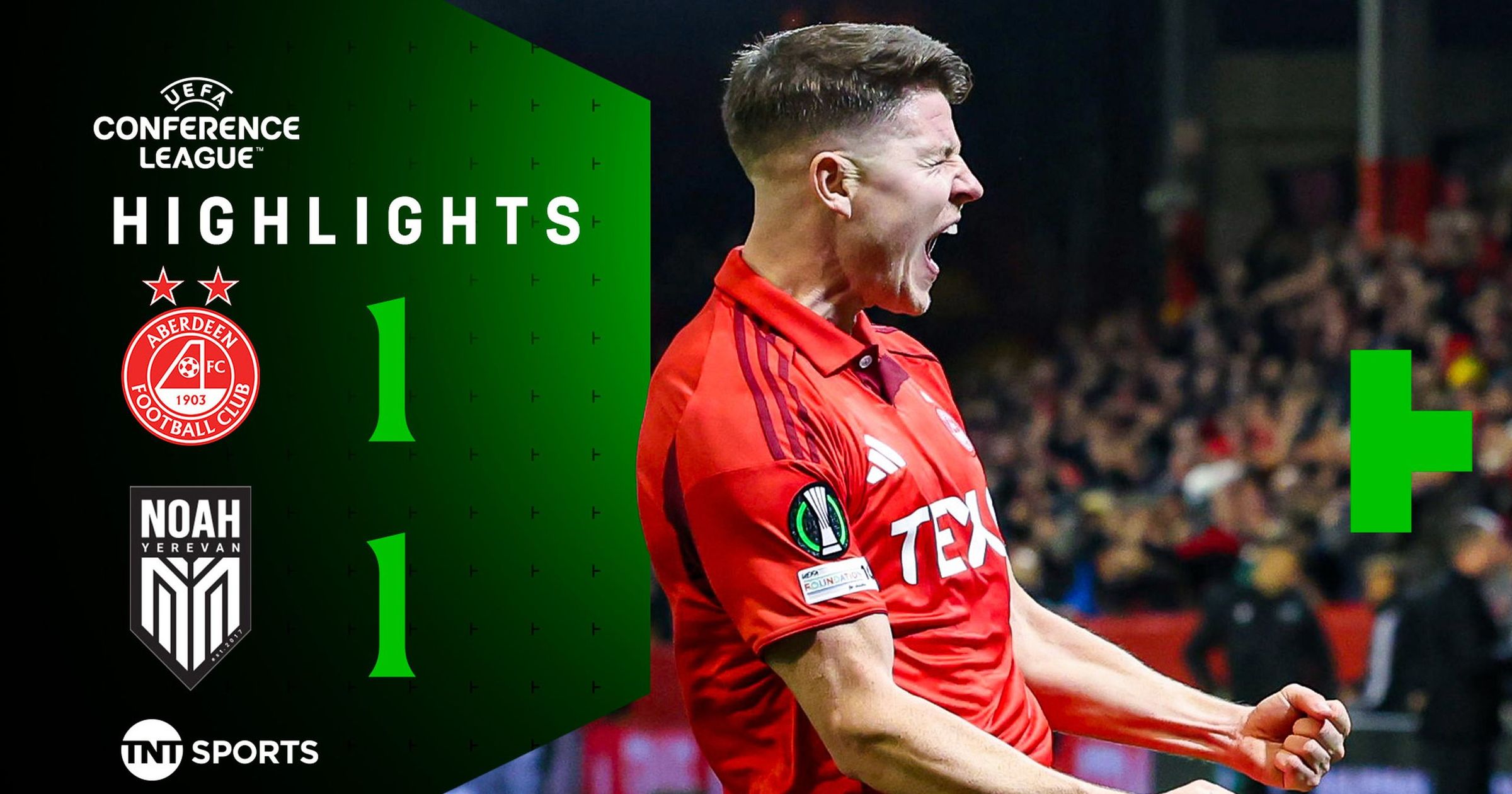 Aberdeen 1-1 Noah: UEFA Conference League highlights as Dons extend ...