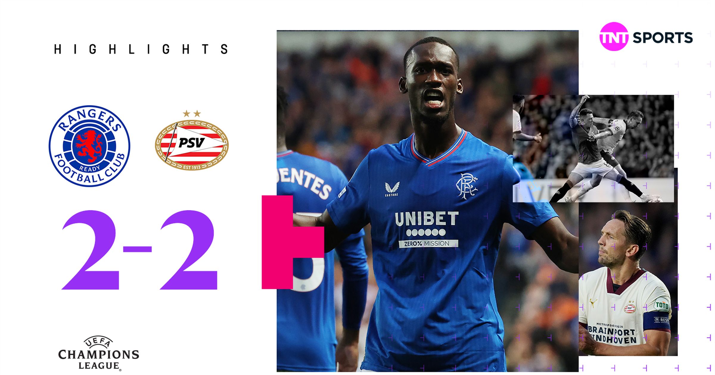 UEFA Champions League highlights: PSV twice fight back to draw with ...