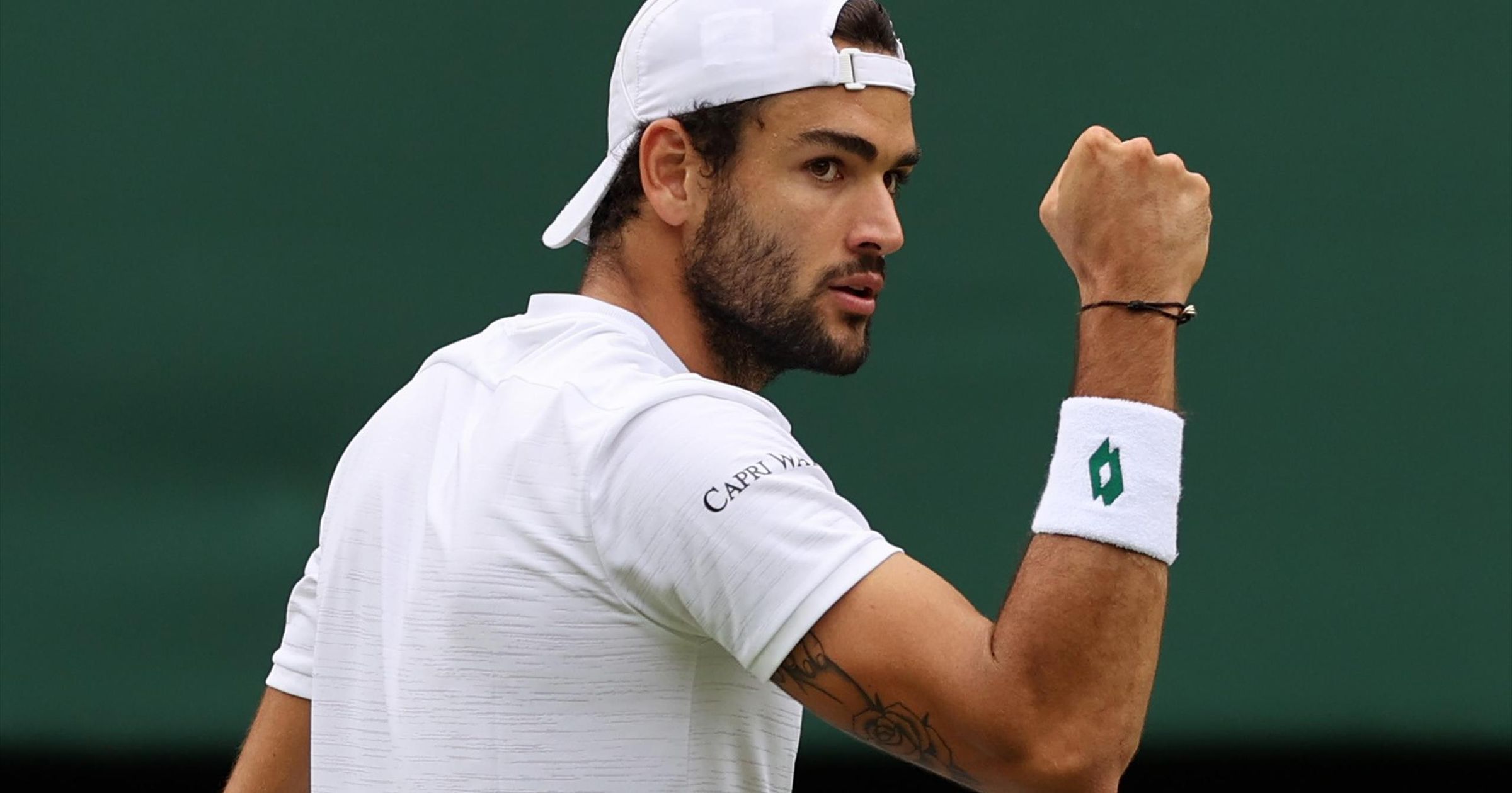 Wimbledon 2021 tennis - Matteo Berrettini defeats Hubert Hurkacz in four sets to reach Sunday's ...