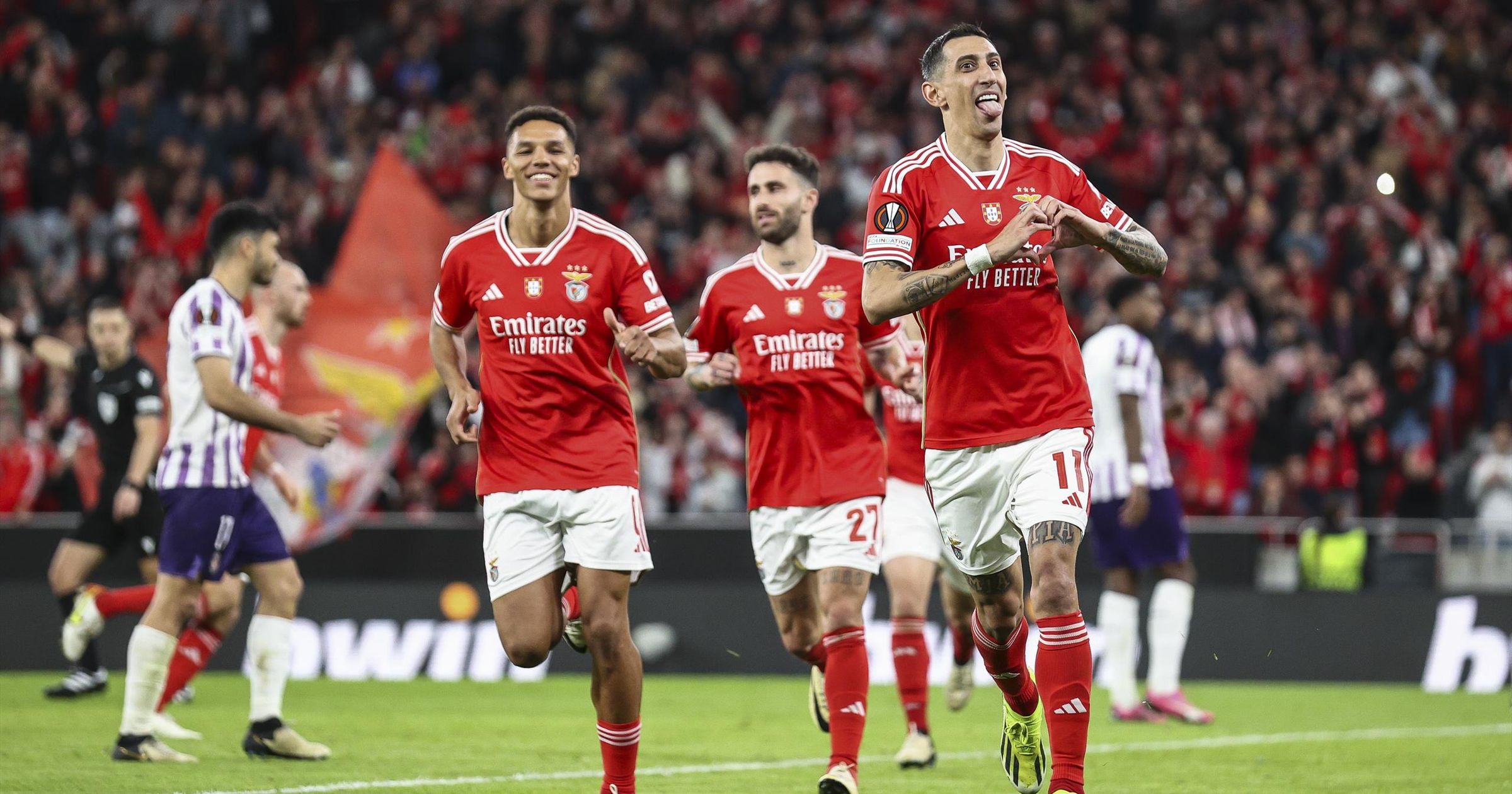 Europa League: Late drama as Angel Di Maria rolls home second ice-cool ...