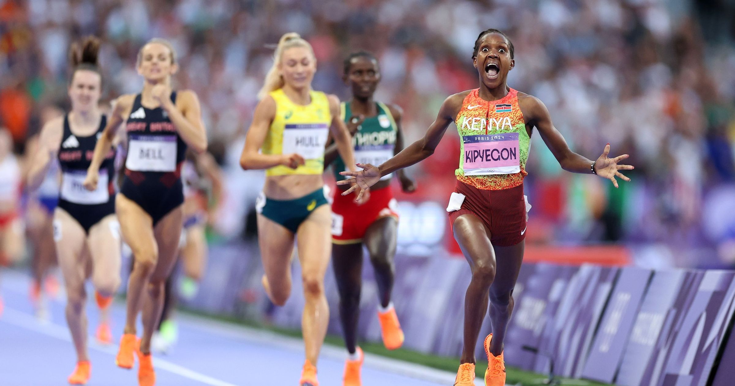 Georgia Bell: Team GB athlete battles to claim bronze medal in 1500m as ...