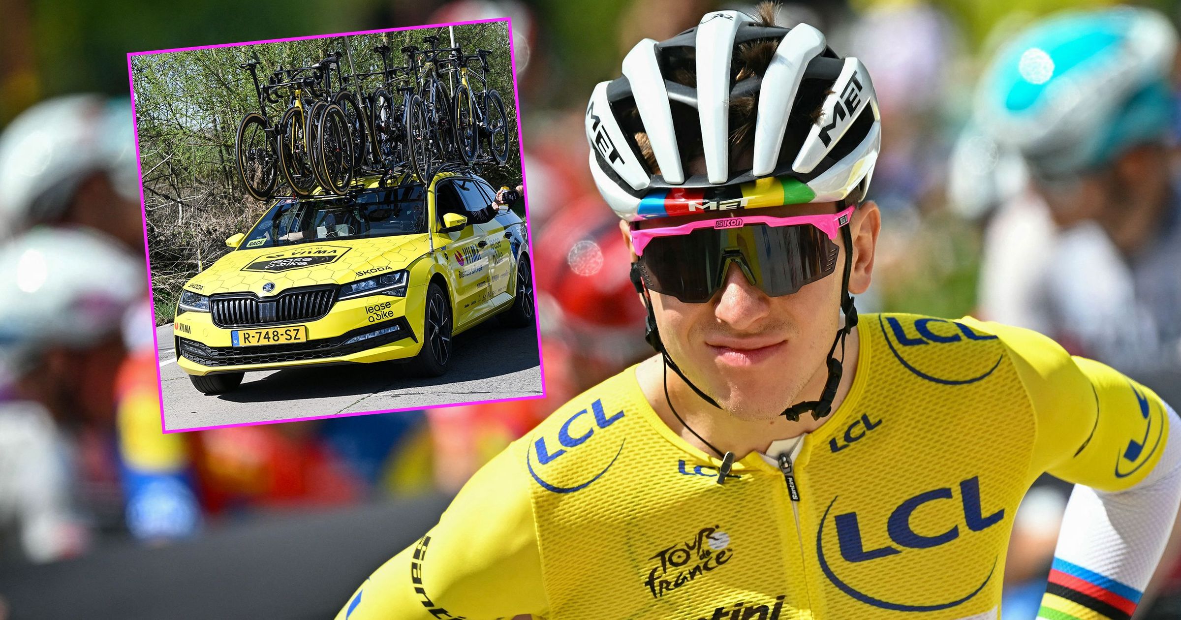 Tour de France 2025: Tadej Pogacar crashes into Jonas Vingegaard's ...