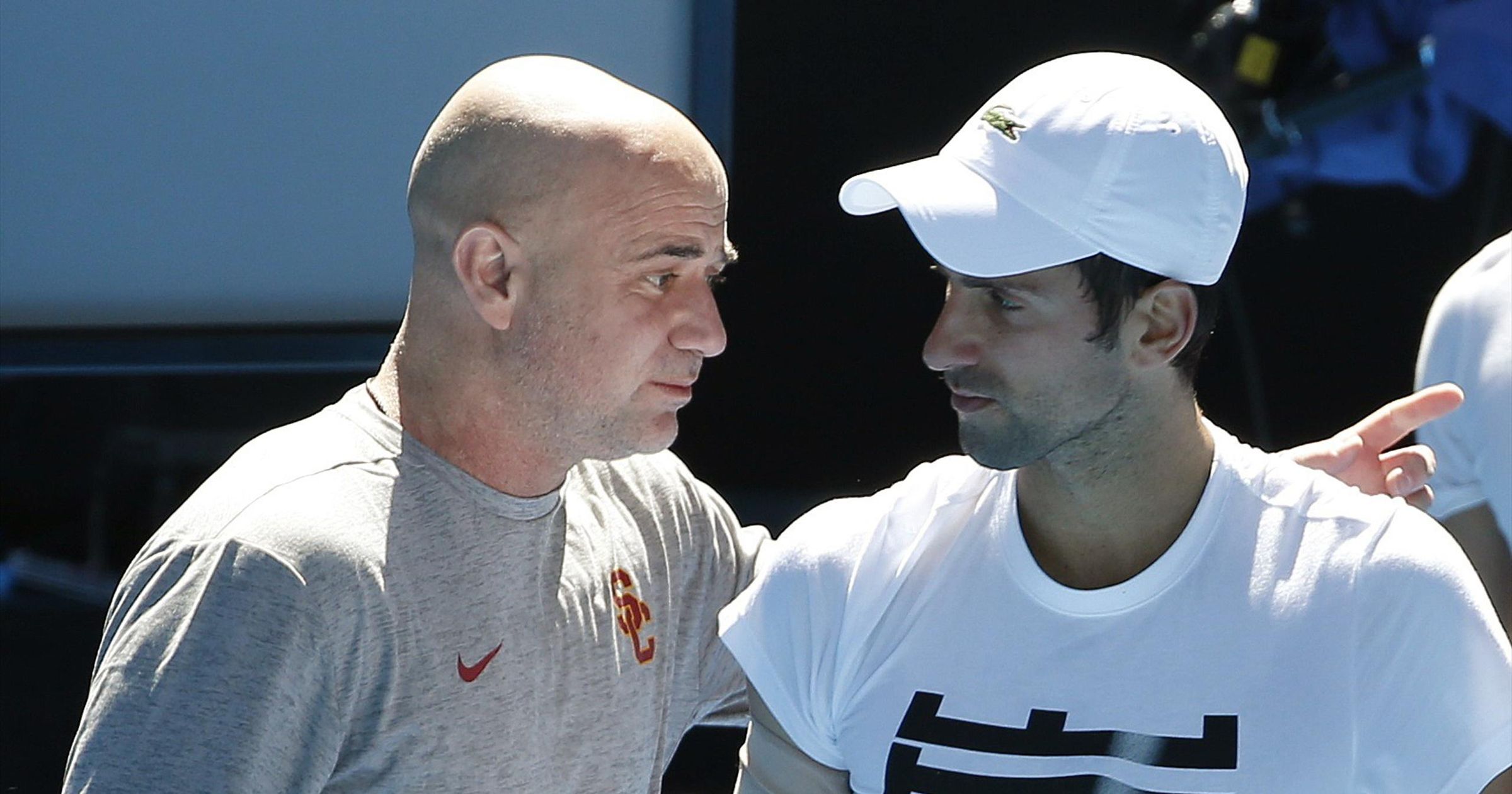 Andre Agassi announces coaching split from Novak Djokovic - TNT Sports