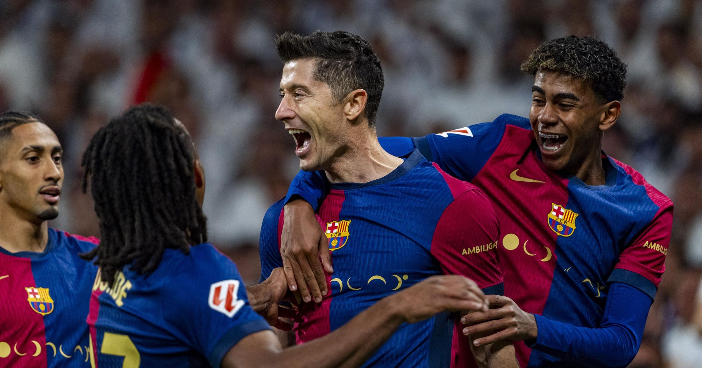 Real Madrid 0-4 Barcelona: Barca thrash rivals to move six points clear at top of Liga - TNT Sports