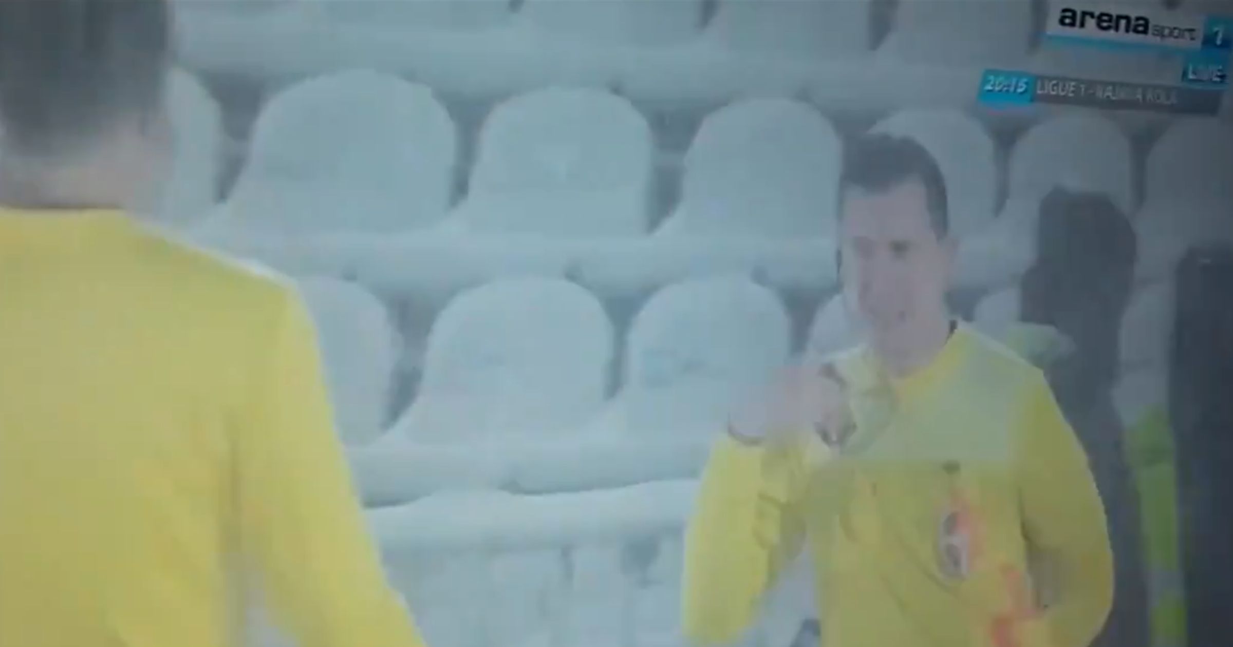 Football news - VIDEO - Partizan Belgrade fans pelt assistant referee ...