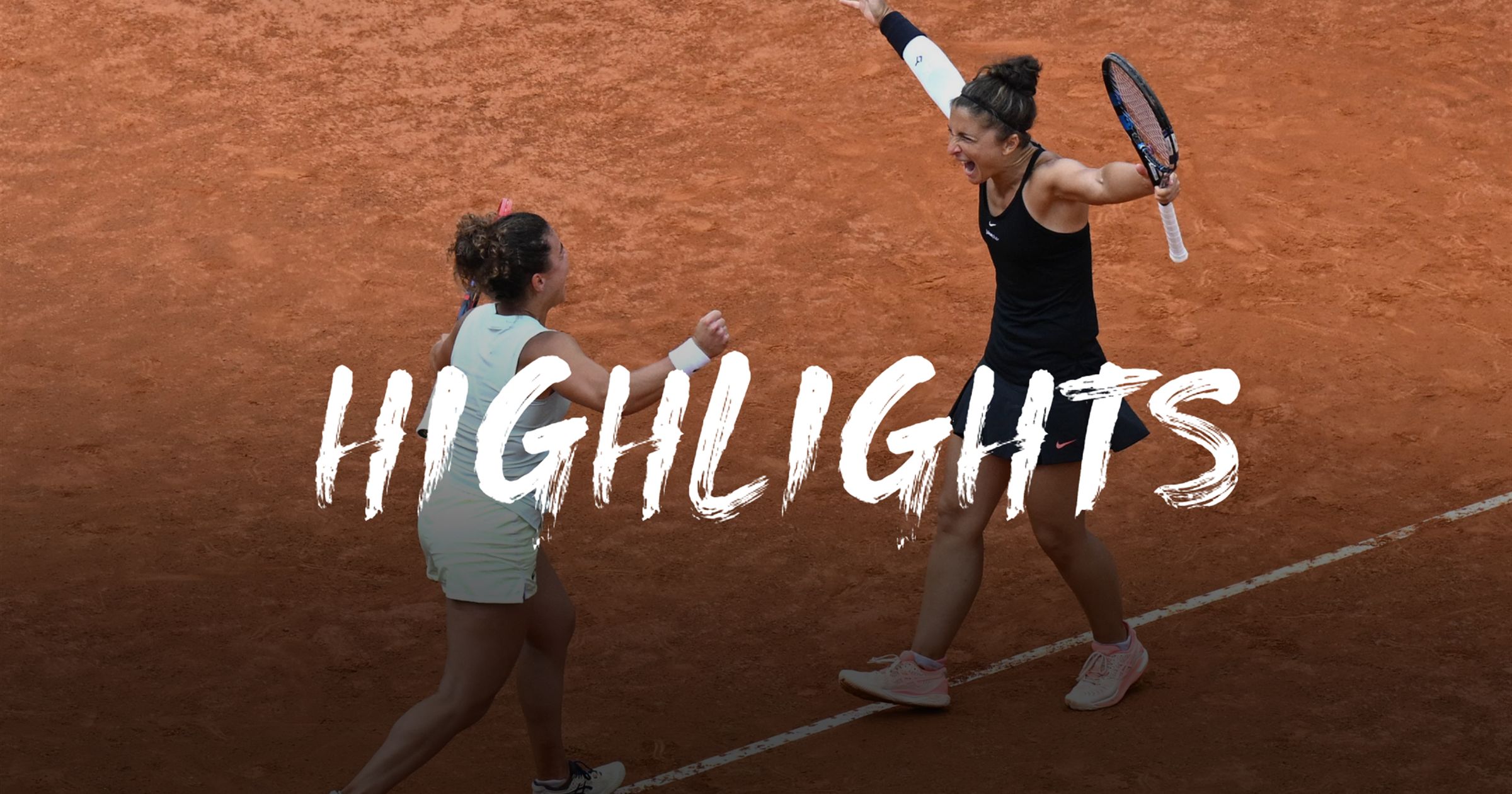 S.Errani / J.Paolini v M.Kostyuk / EG.Ruse - Roland-Garros women's ...