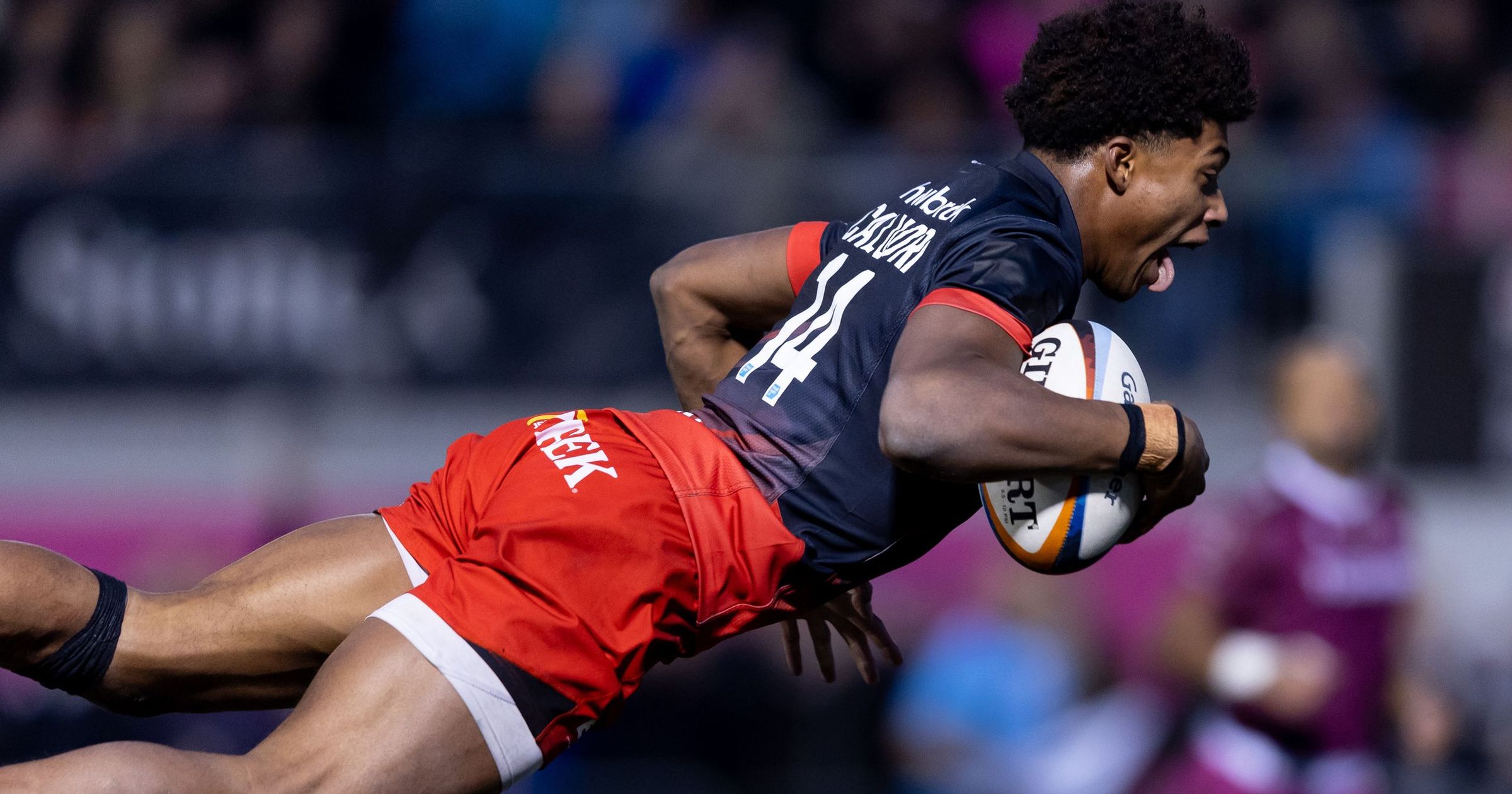 Watch: Noah Caluori scores FIFTH try for Saracens against Sale Sharks ...