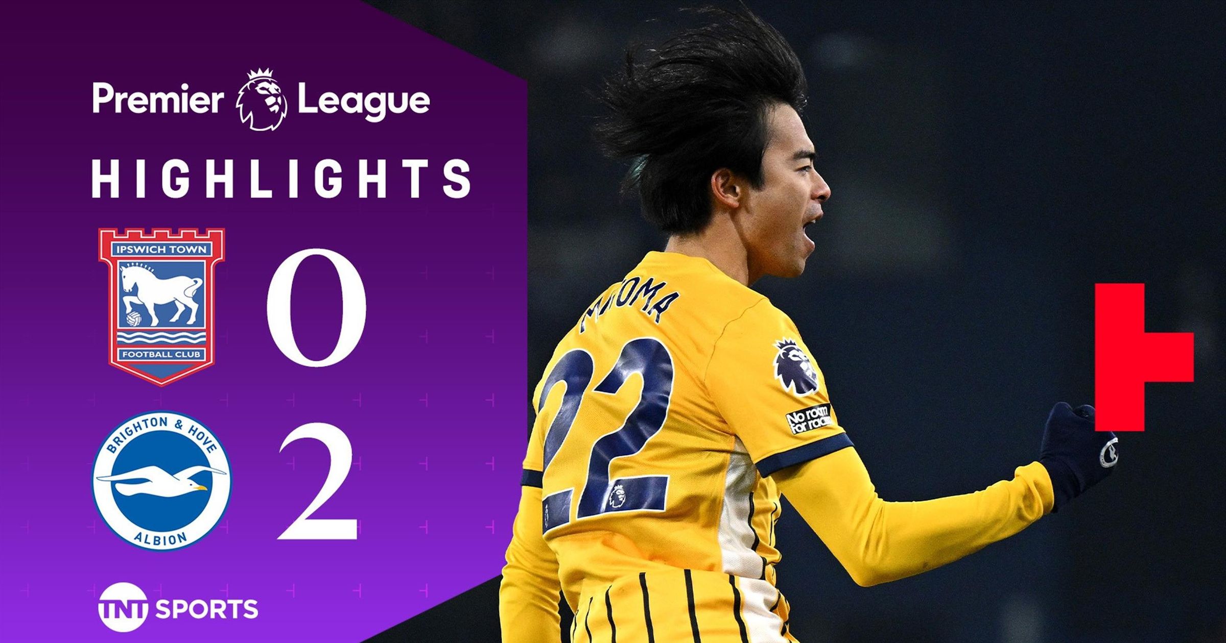 Ipswich 0-2 Brighton: Premier League highlights as Joao Pedro ...