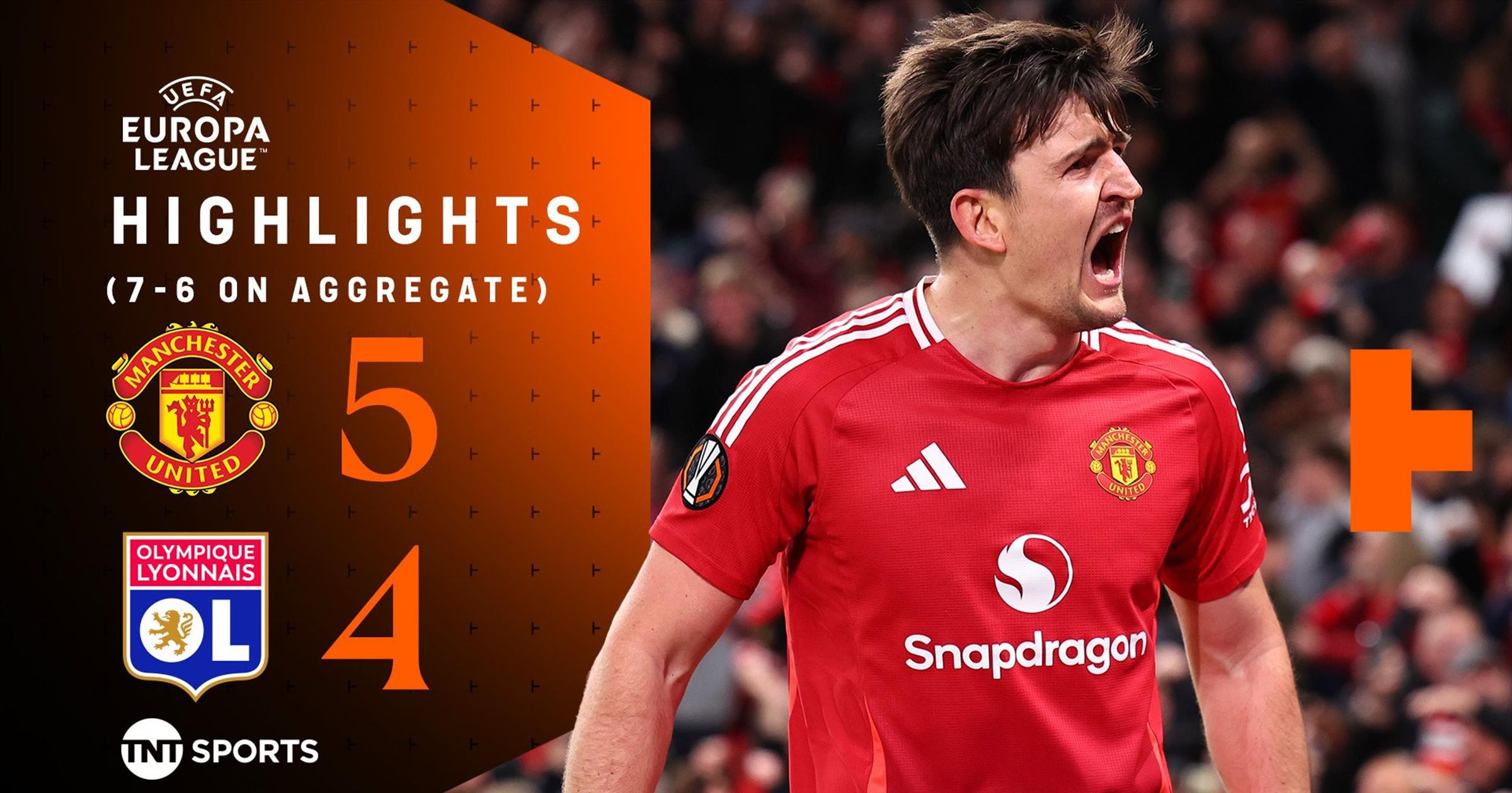 Manchester United v Lyon Europa League highlights: Harry Maguire the ...