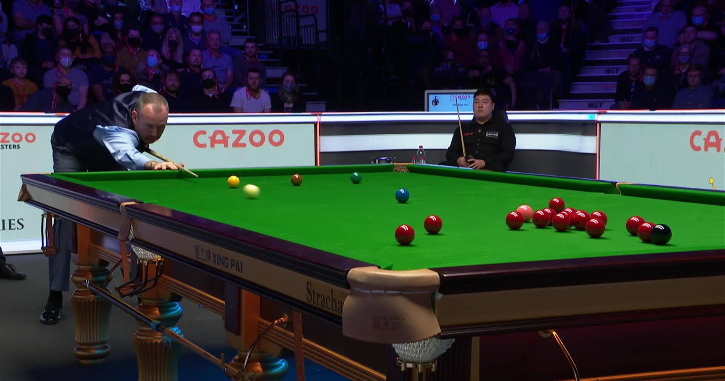 Williams' decisive fluke in winning frame against Yan - Snooker video ...