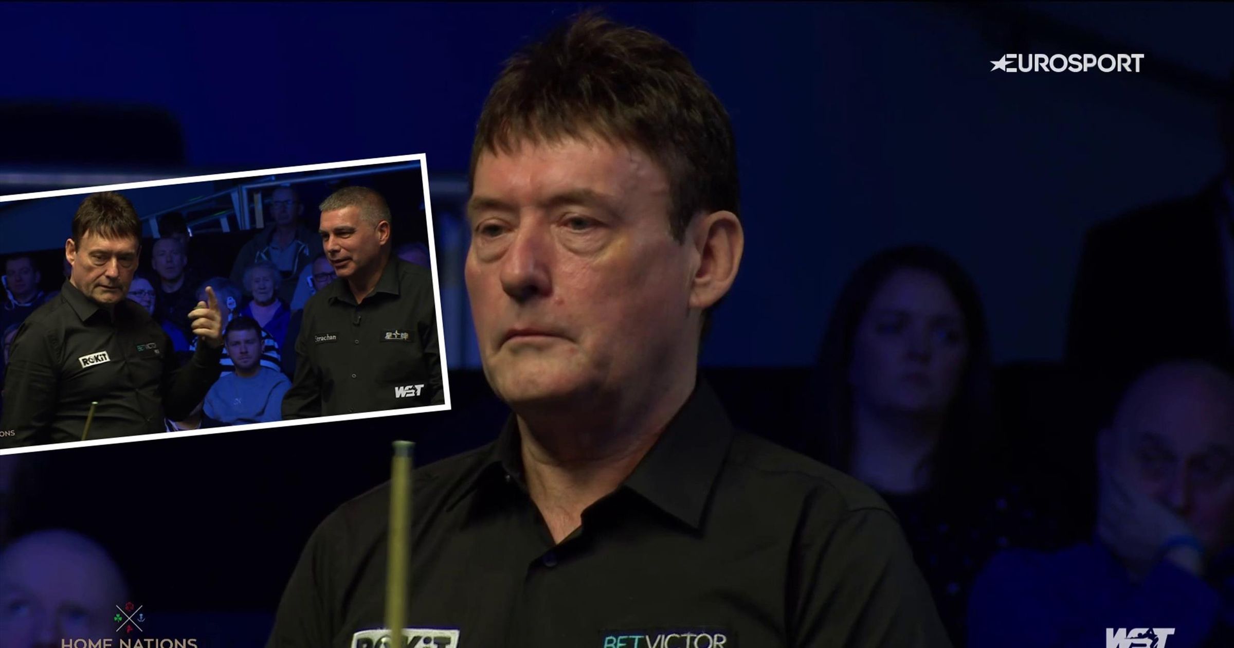 'What's funny about that?' - Jimmy White in spat with referee, warned ...