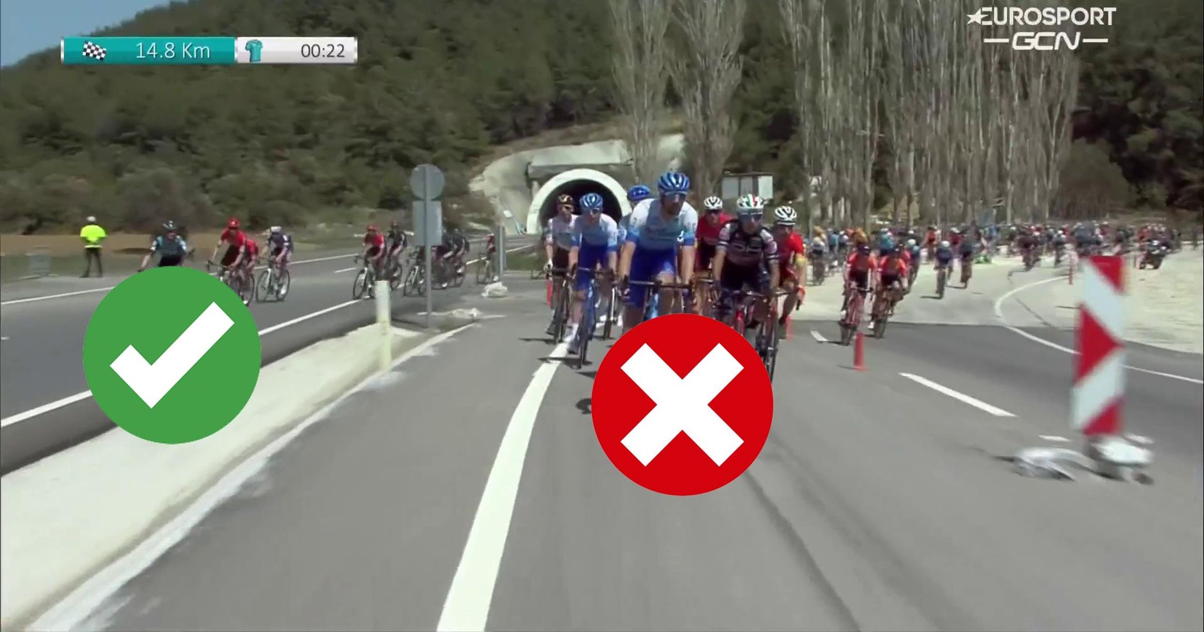‘Have they gone wrong?’ – Panic as half the peloton takes wrong road at ...