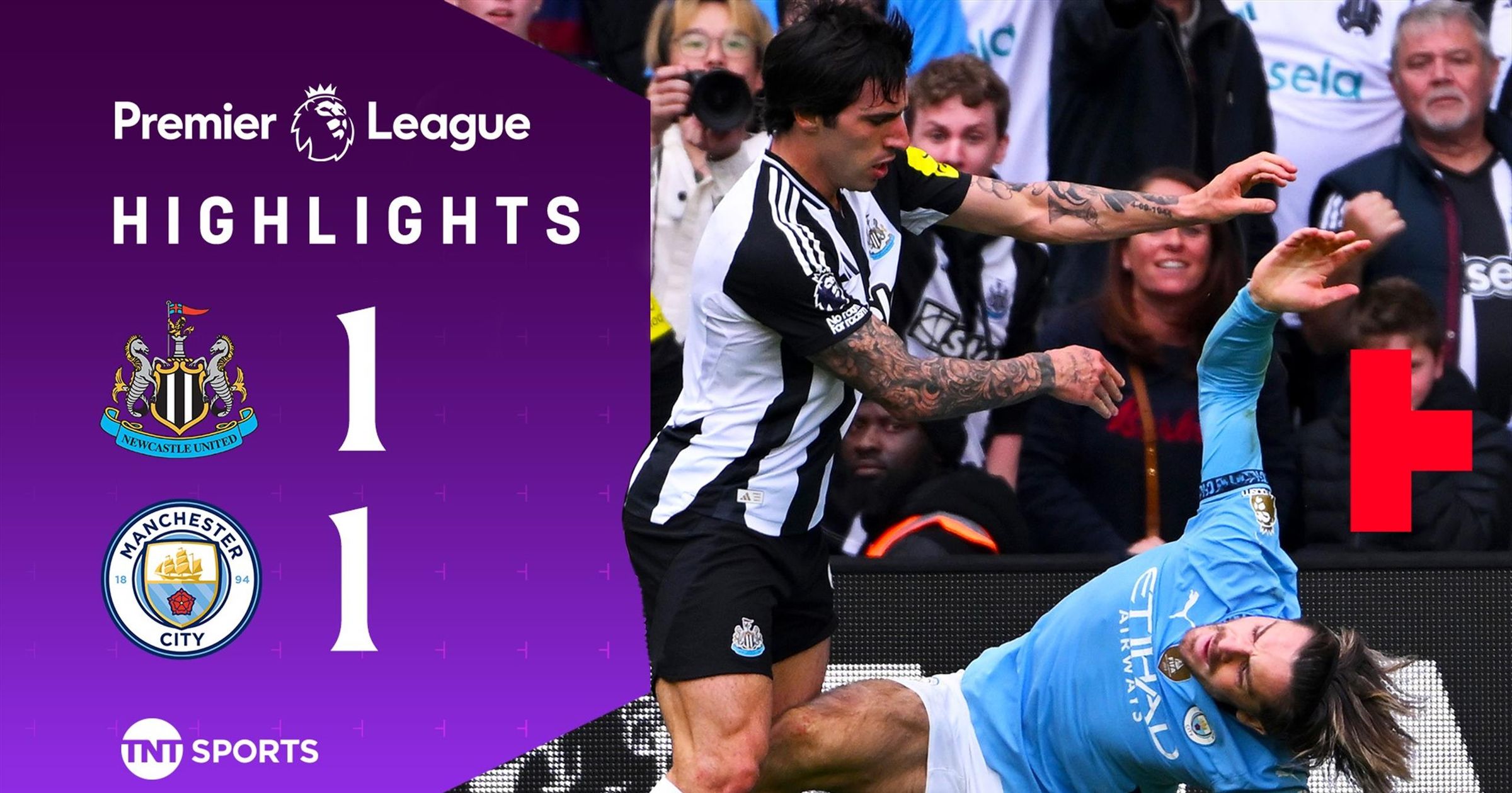 Newcastle v Manchester City Highlights: Anthony Gordon rescues draw ...