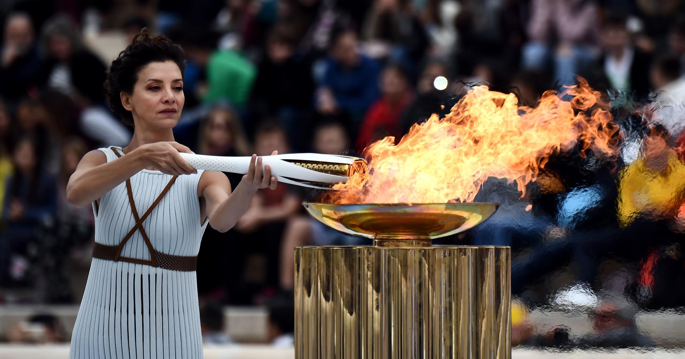 Olympic Flame to be lit without spectators present - TNT Sports
