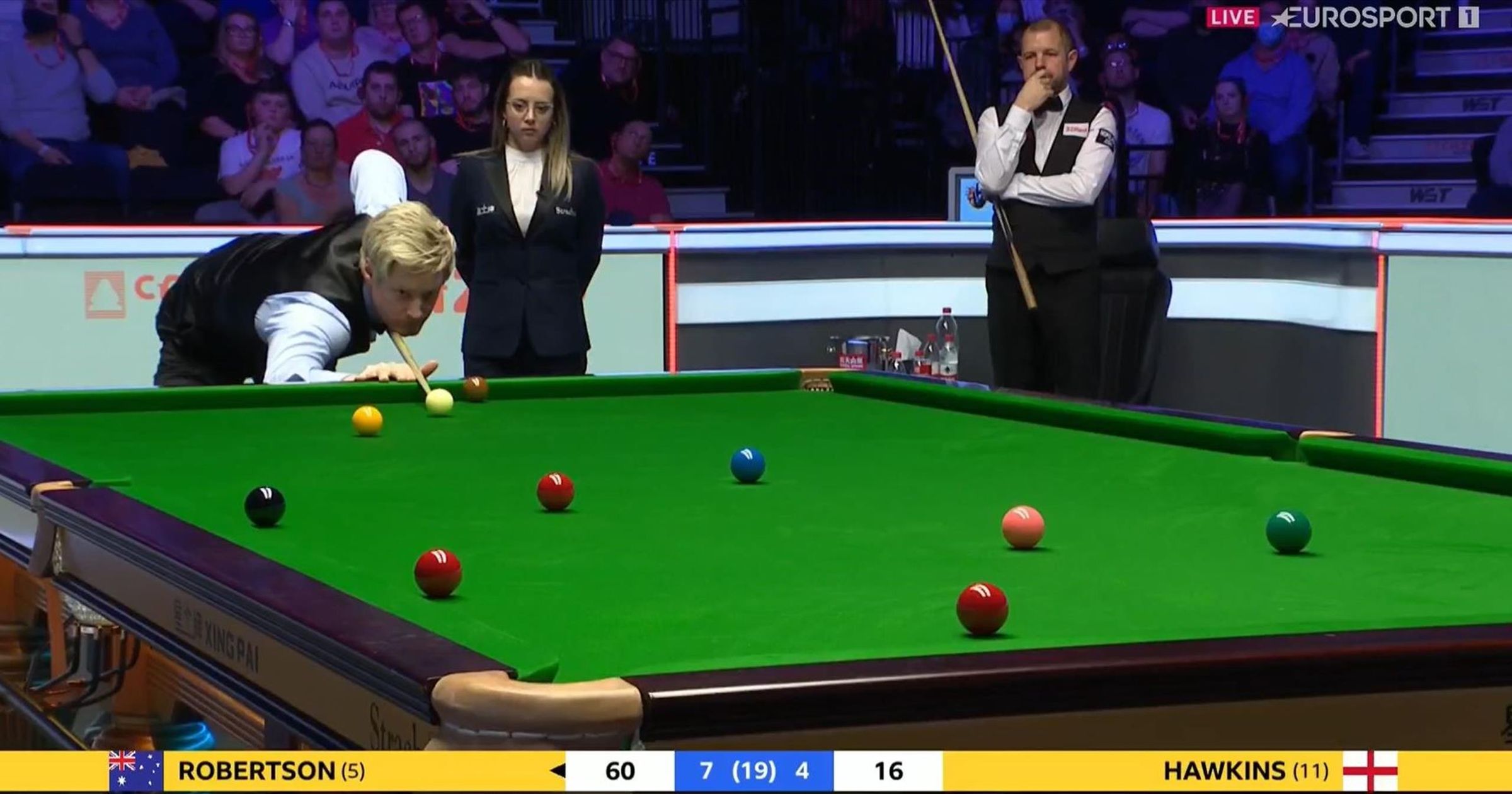 Masters snooker 2022: 'Oooo wow!' – Neil Robertson seals frame with ...