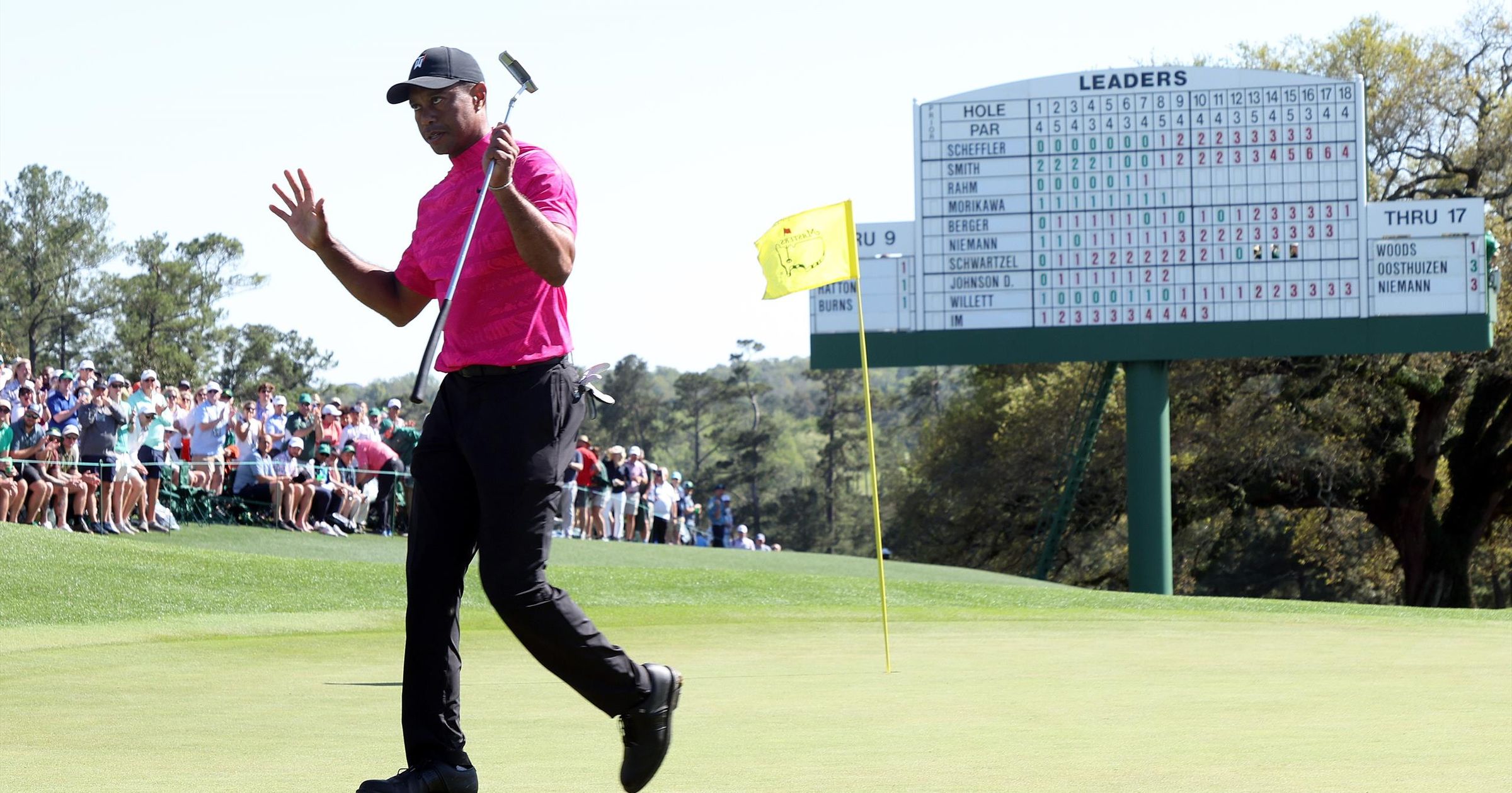 Masters golf 2022 - When does Tiger Woods begin second round at Augusta ...