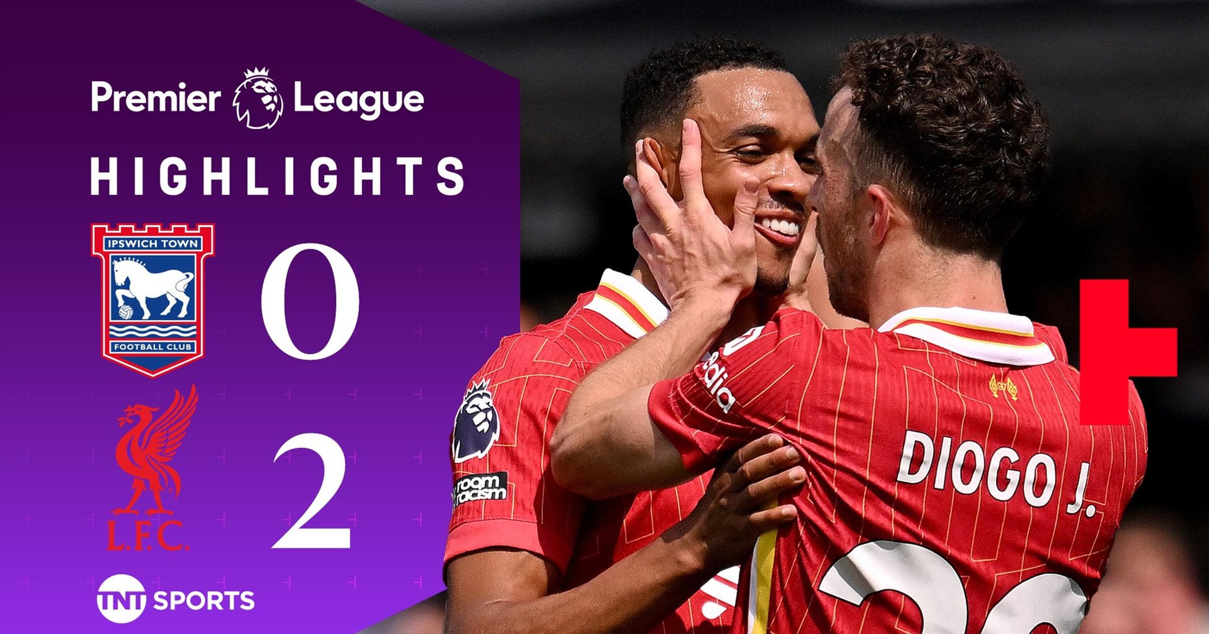 Ipswich Town v Liverpool highlights: Diogo Jota and Mohamed Salah score ...