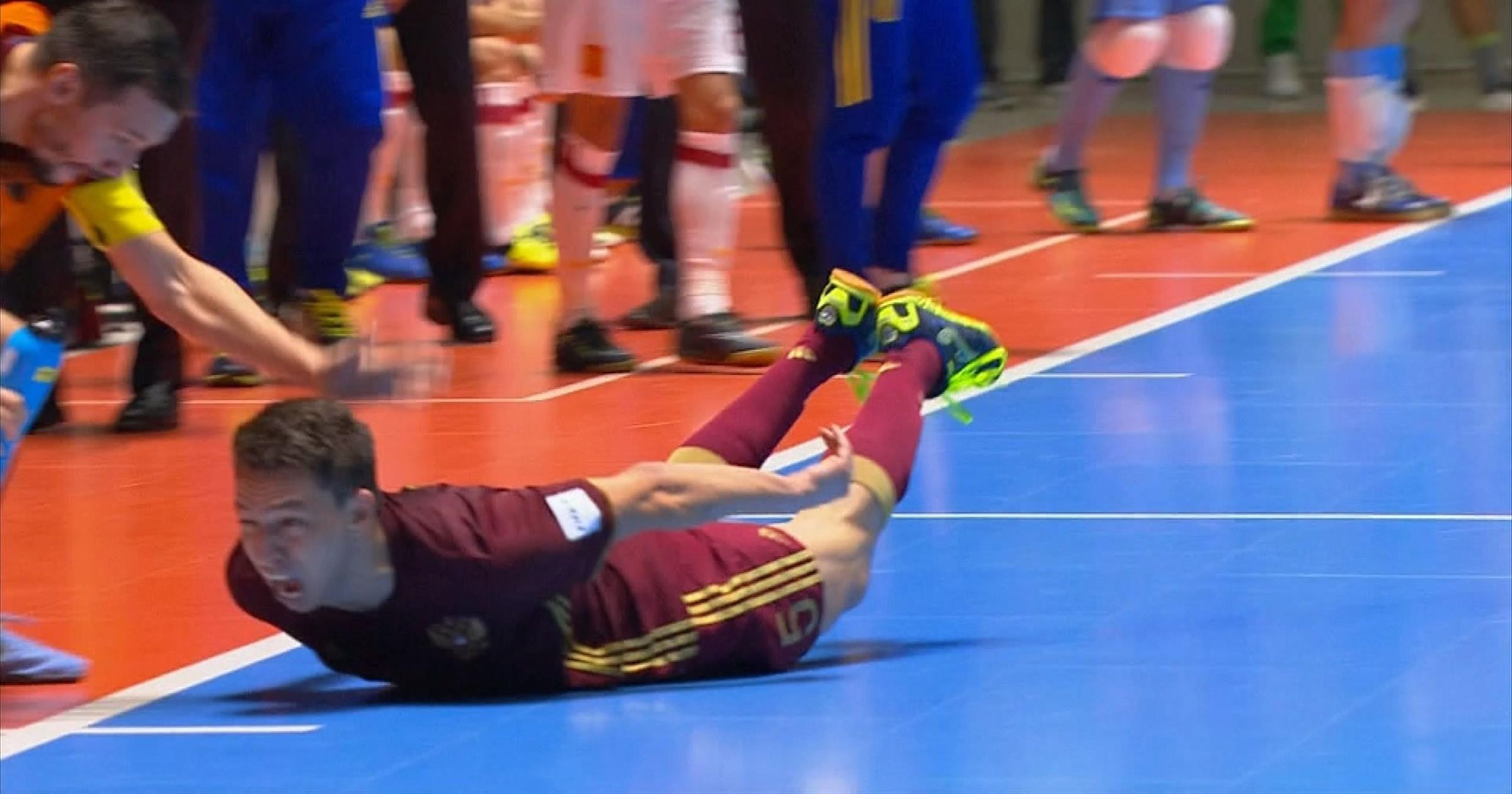 Futsal World Cup highlights: Russia thrash Spain despite red card ...