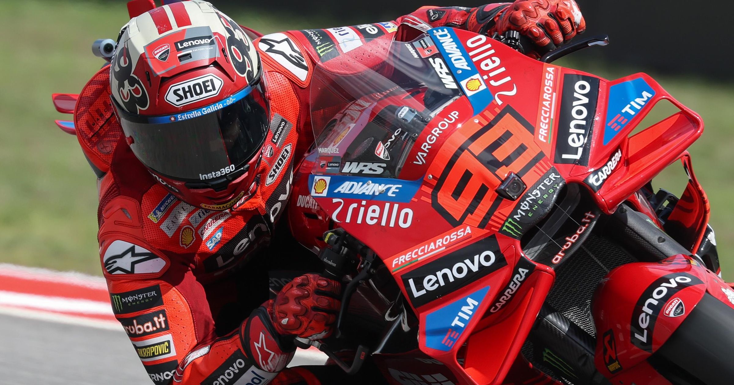 Marc Marquez recovers from ‘huge rear slide’ to retake lead in jaw ...