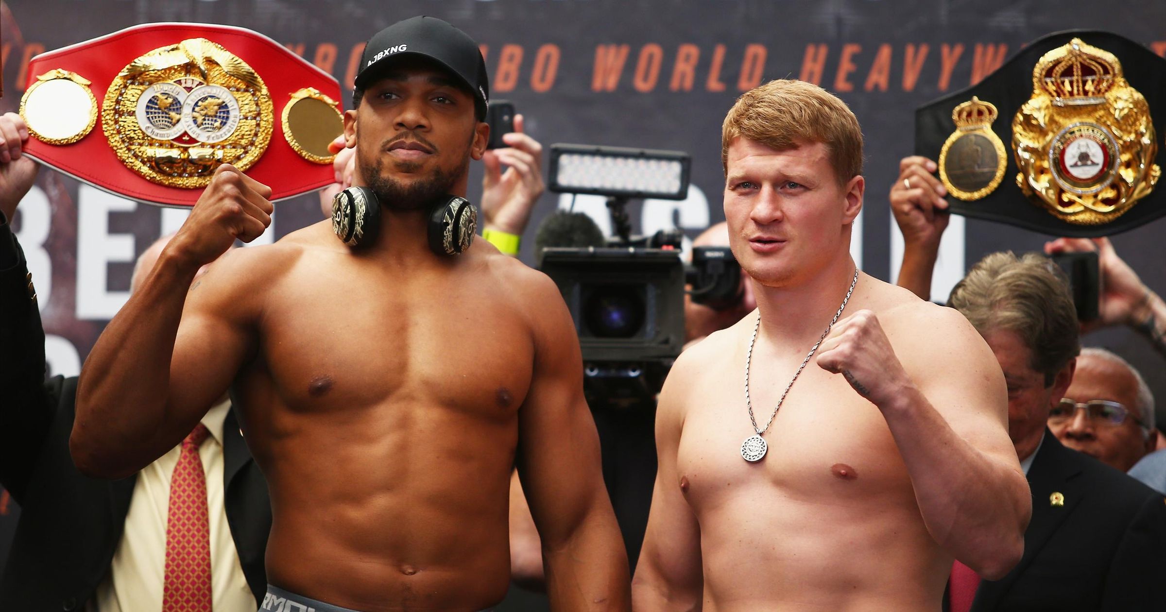Anthony Joshua adds weight for title fight against lighter Alexander ...